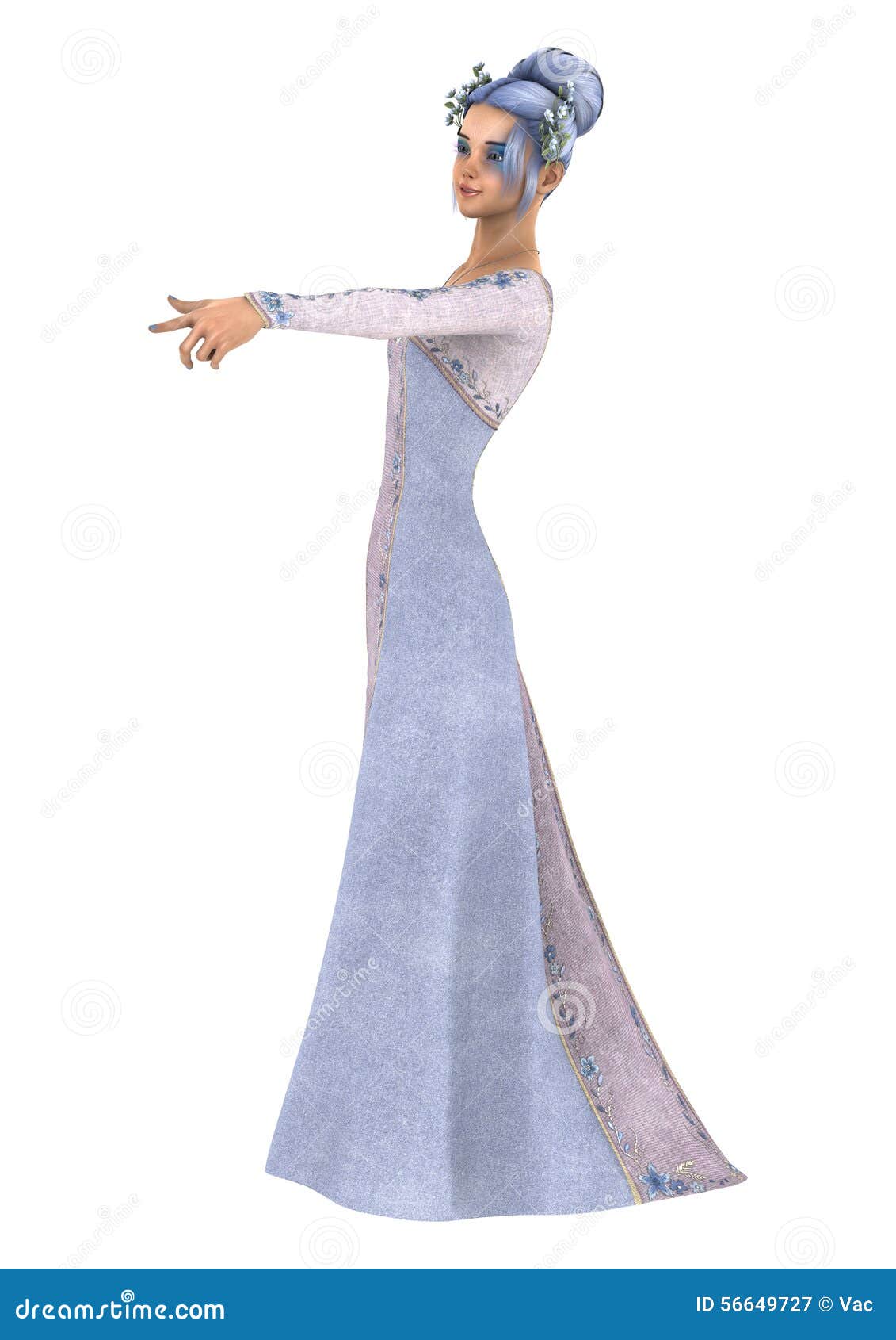 Princess of Spring stock illustration. Illustration of princess - 56649727