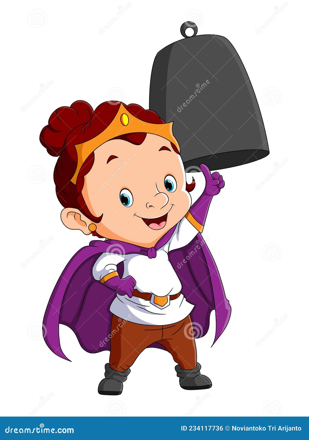 Superhero Lifting Heavy Box Vector Illustration | CartoonDealer.com ...