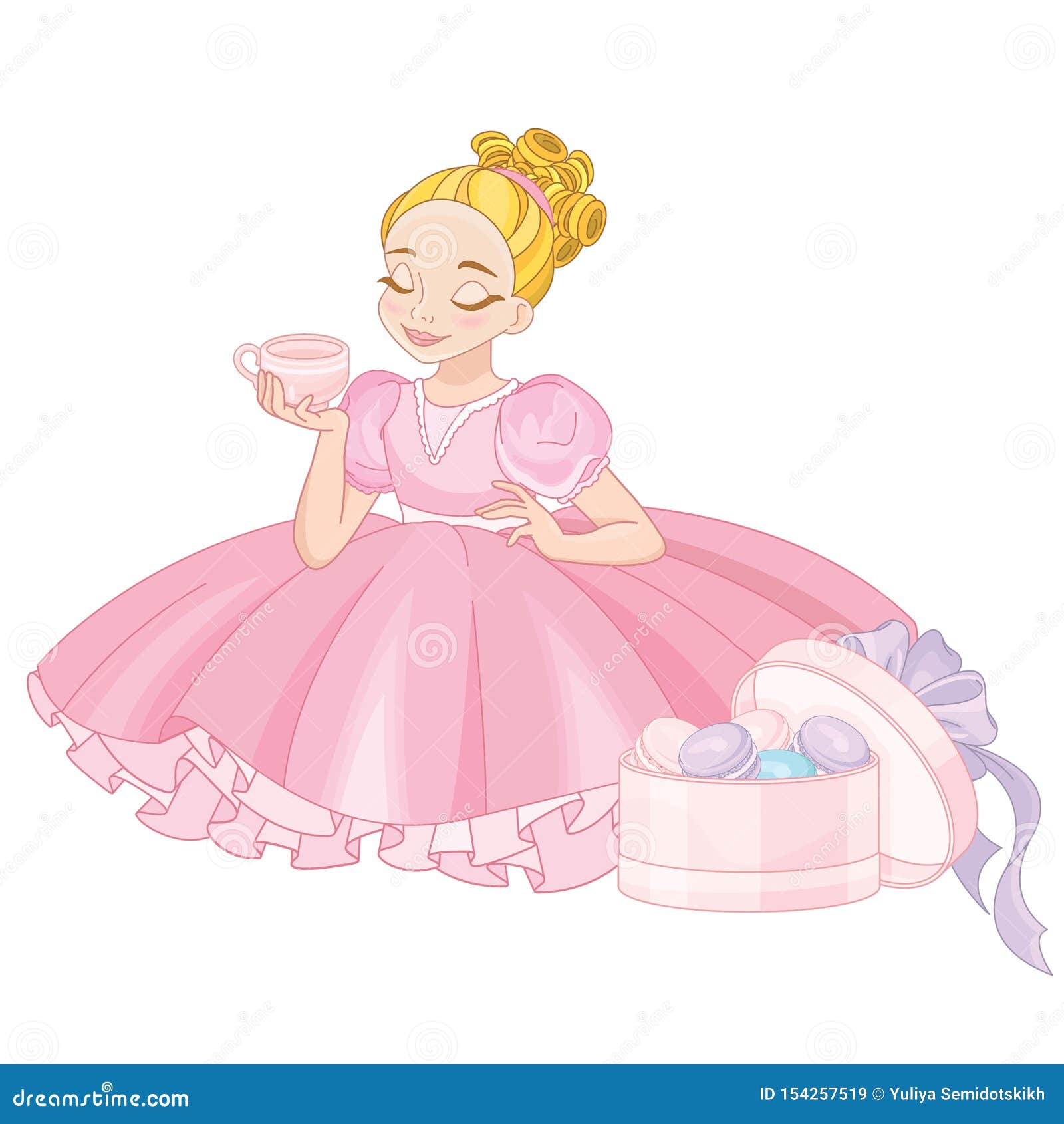Princess Tea Party Cartoon Princess Libby Tea Party On The App Store