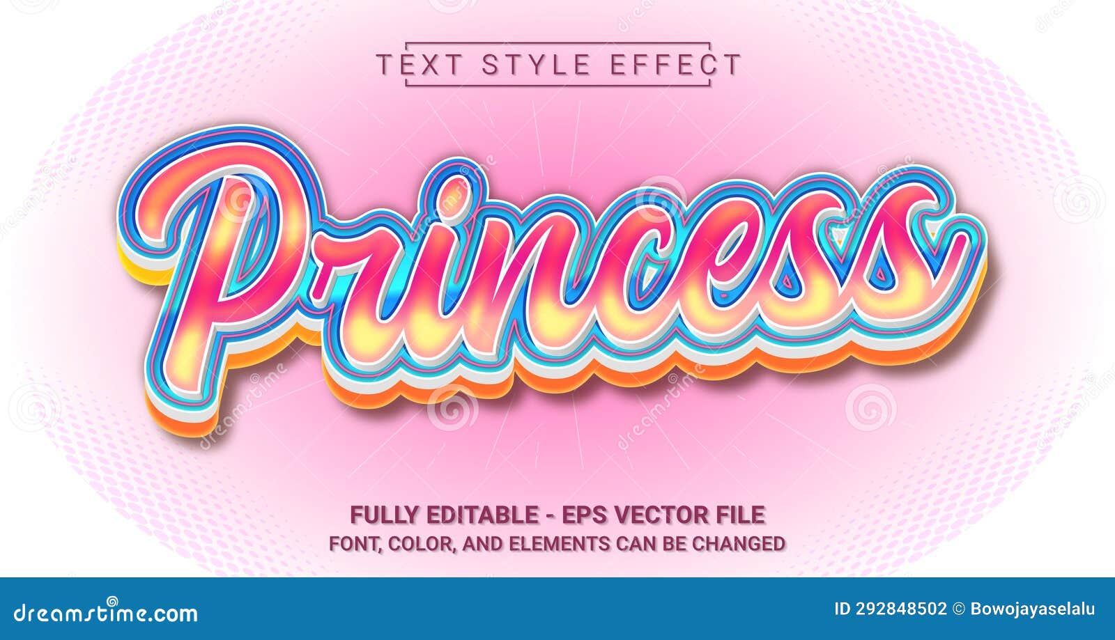 Princess Text Effect, Editable Cute And Girl Customizable Font Style ...