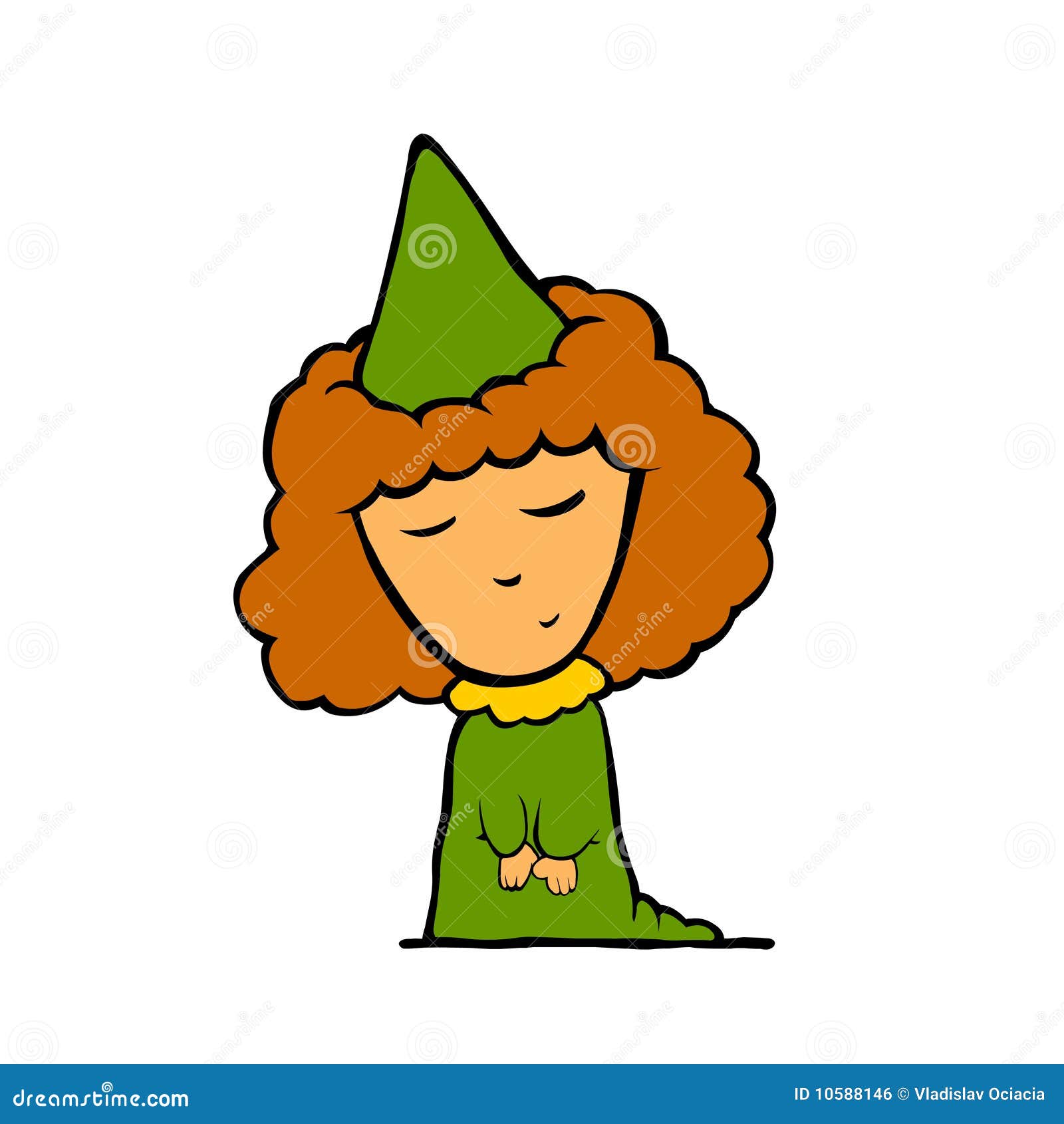 Princesse timide illustration stock. Illustration du beau - 10588146