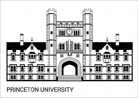 Princeton University. Vector Illustration. Stock Vector - Illustration ...