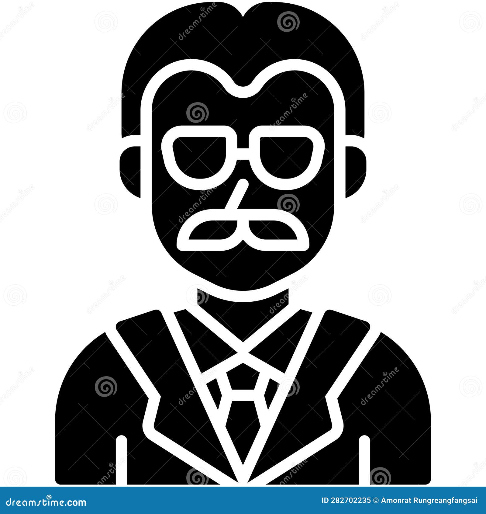 Principal Icon, High School Related Vector Illustration Stock Vector ...
