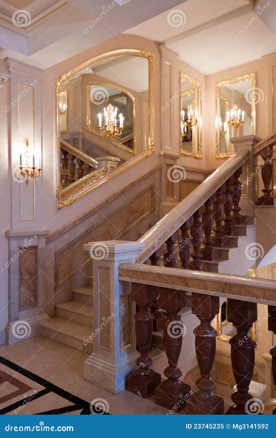 Principal staircase stock image. Image of tsarina, stage - 23745235