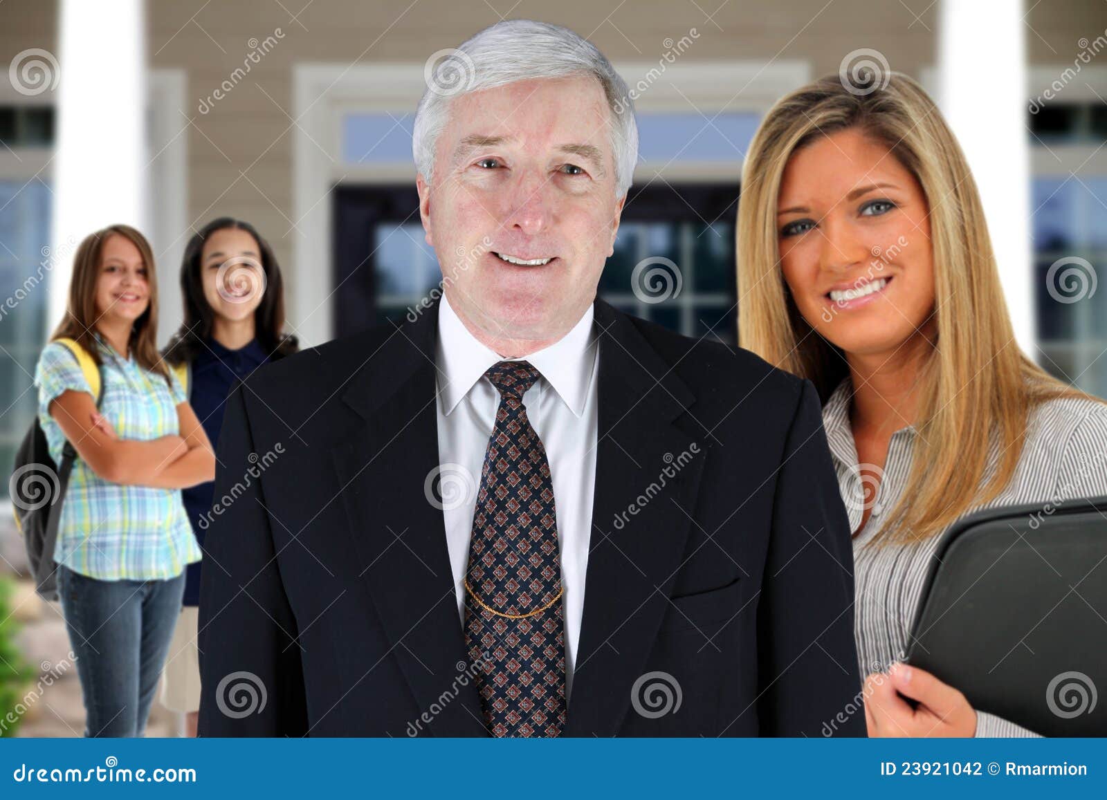 Principal and Teacher stock photo. Image of female, friendship - 23921042