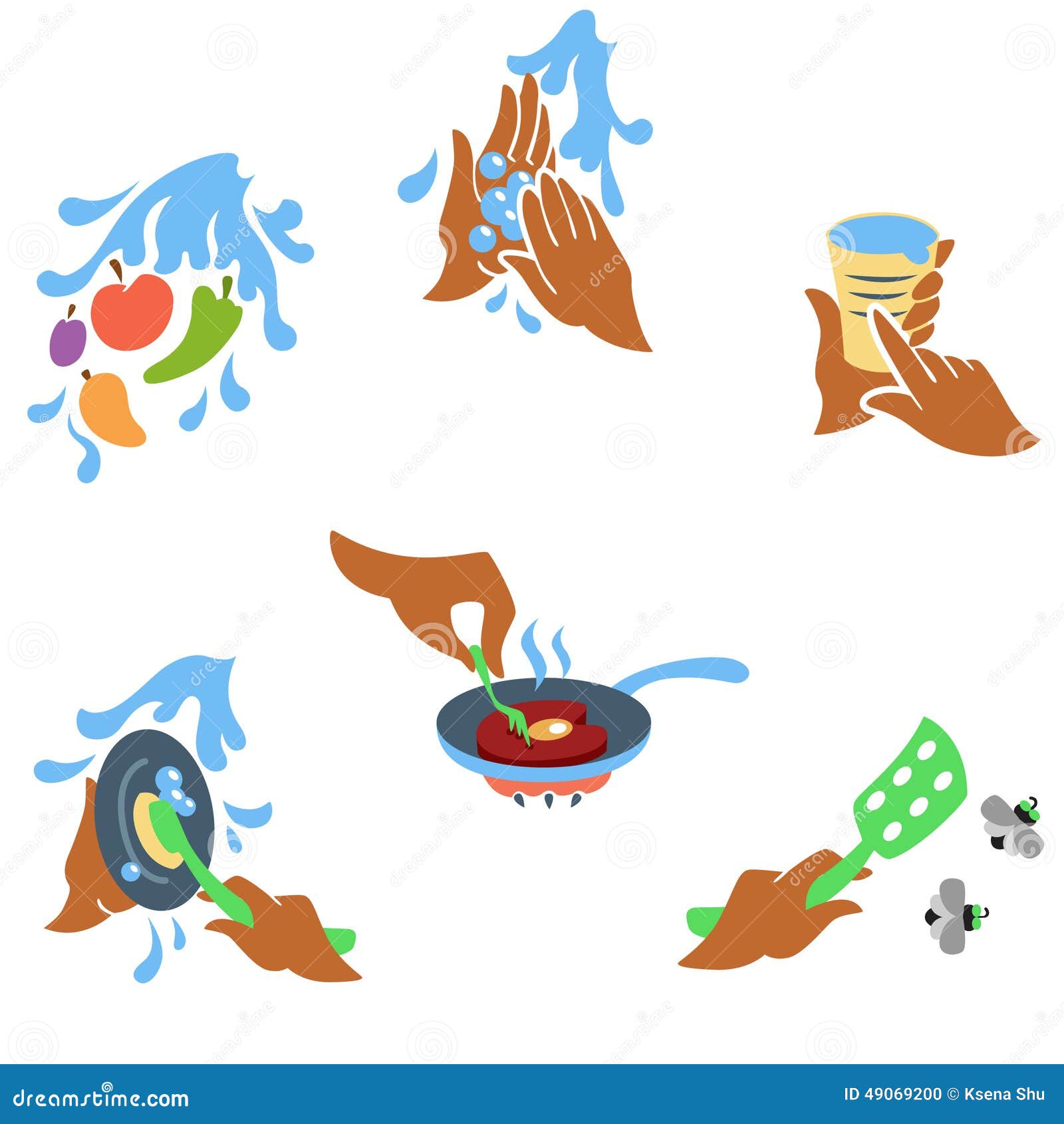 Food Hygiene Linear Icon. Modern Outline Food Hygiene Logo Conce ...