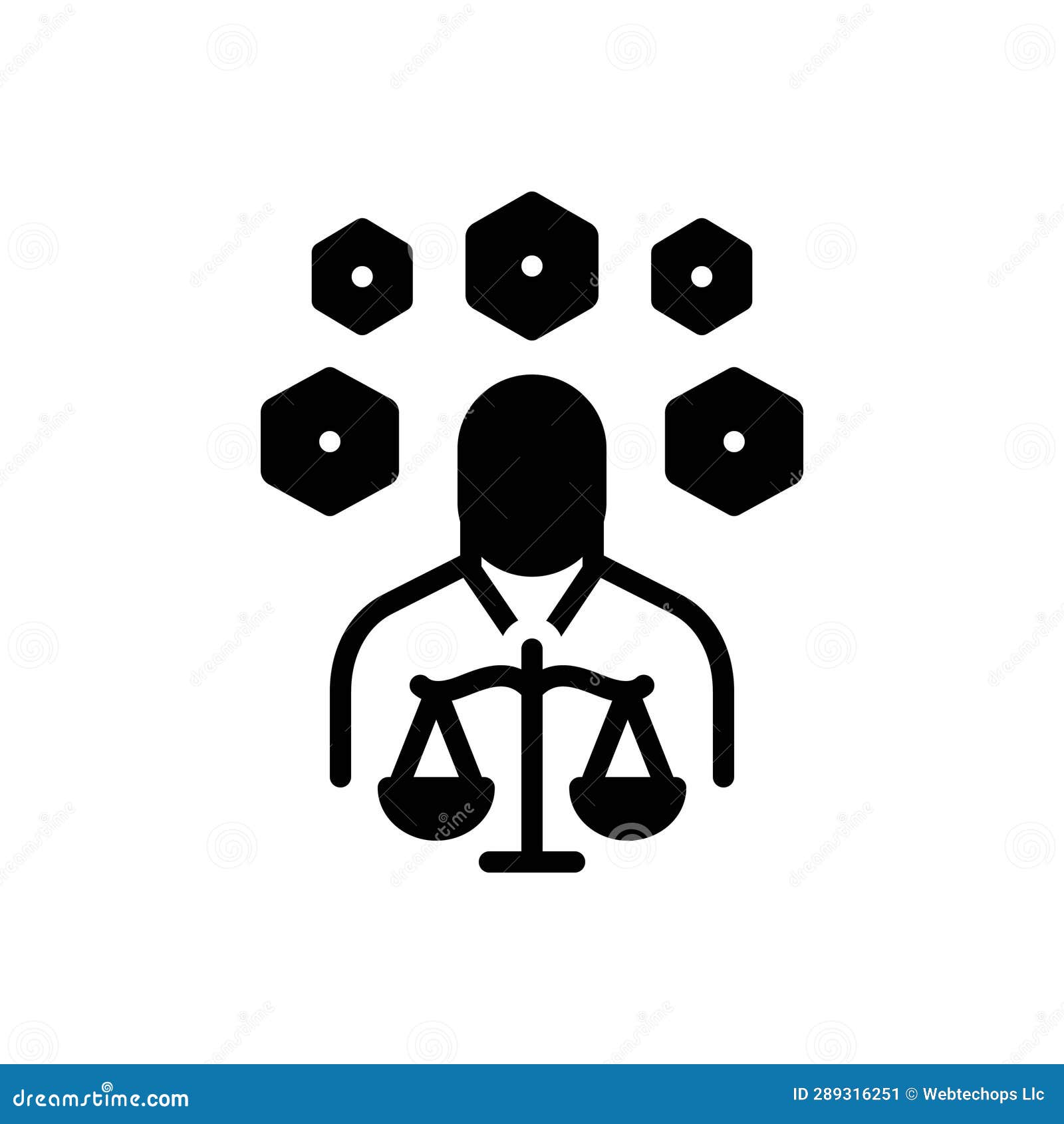 Black Solid Icon for Principles, Basis and Law Stock Vector ...