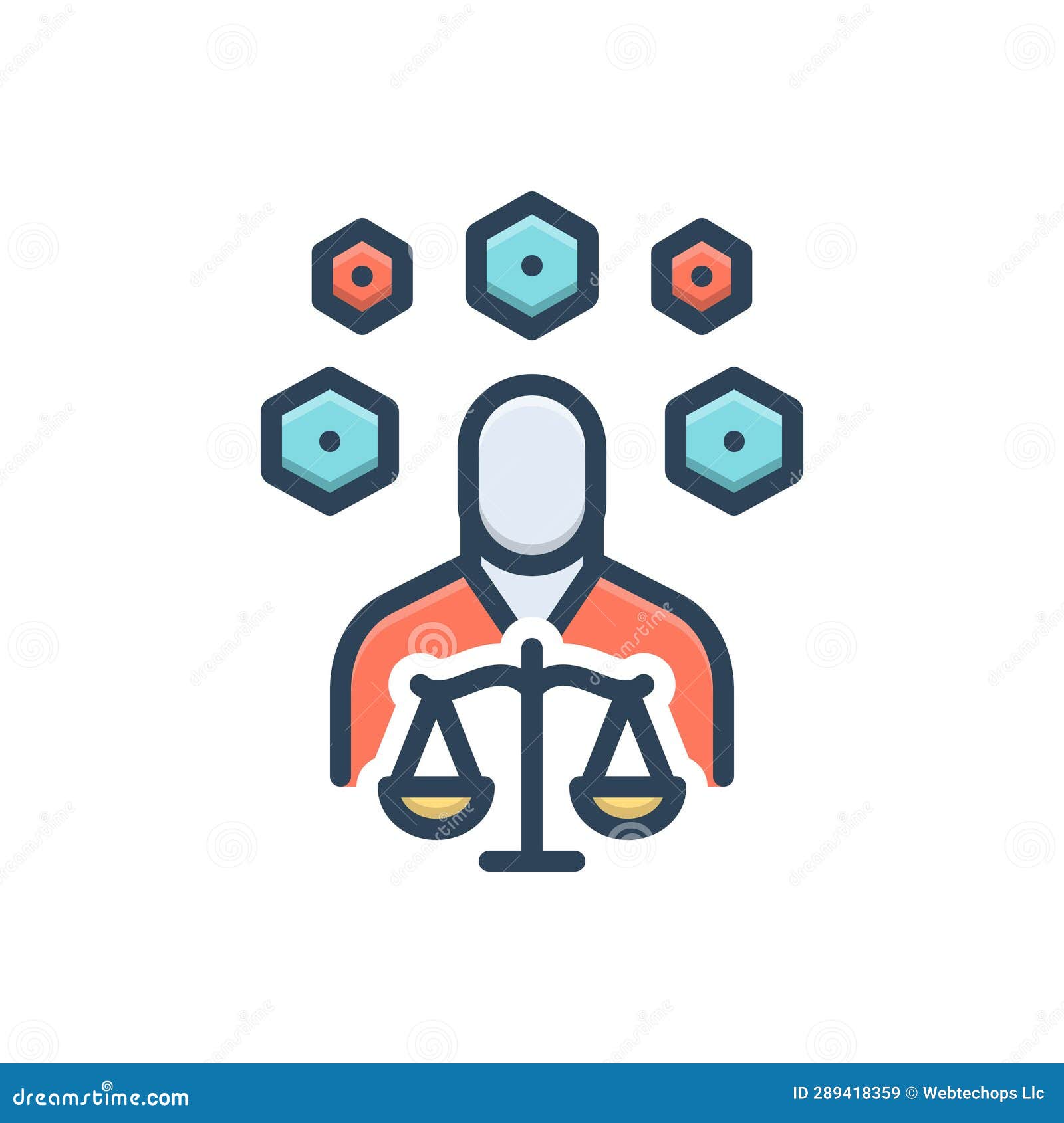 Color Illustration Icon for Principles, Basis and Law Stock ...