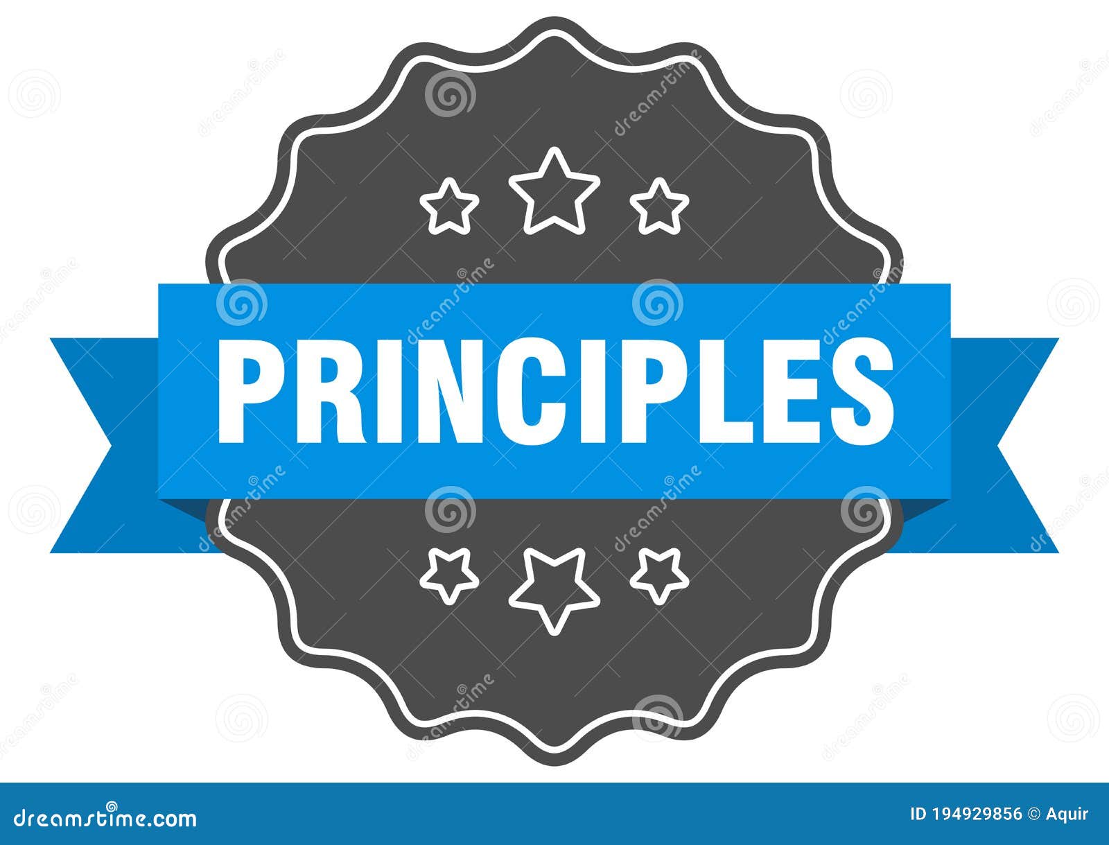Principles Label. Principles Isolated Seal. Sticker. Sign Stock Vector ...