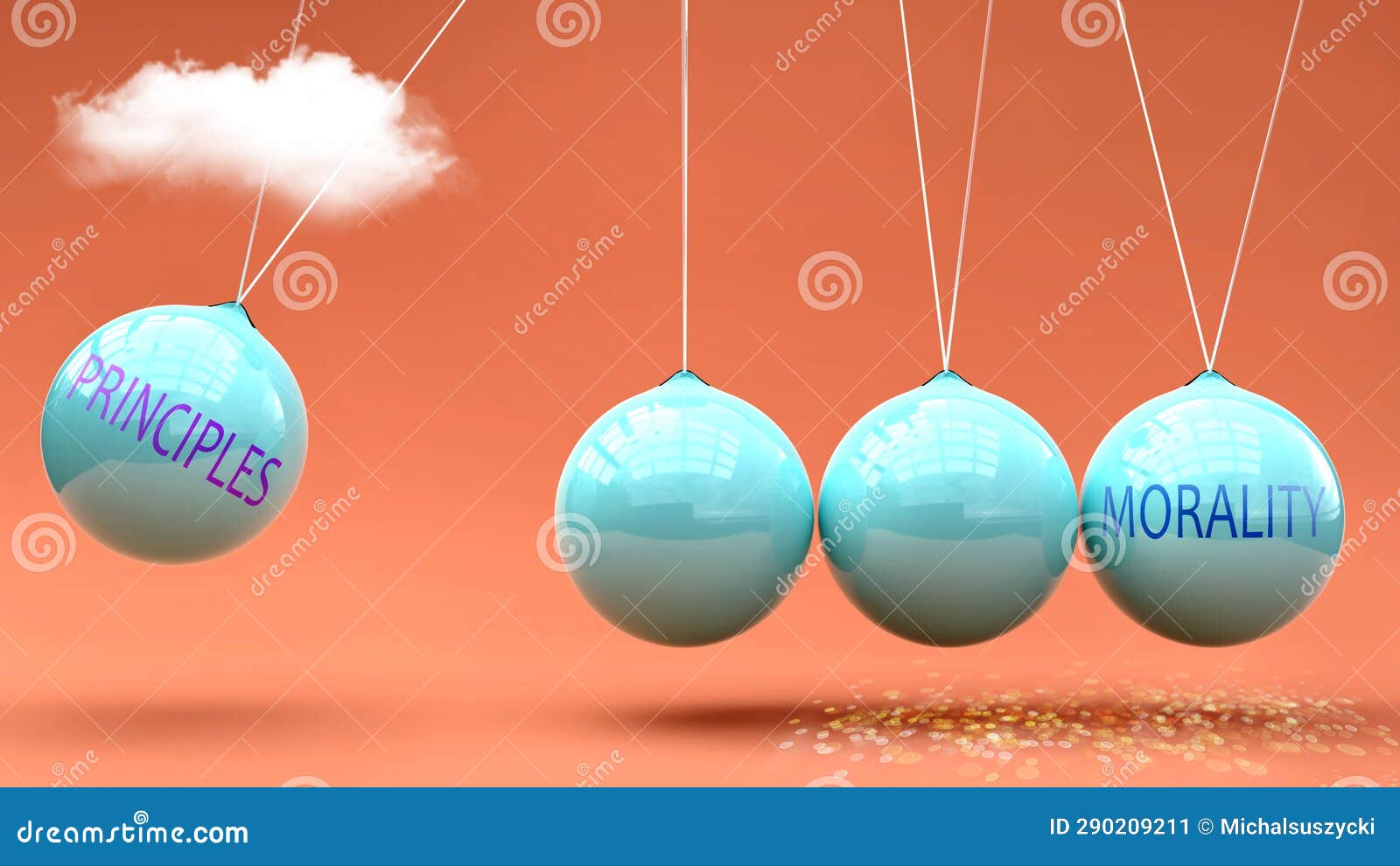 Principles Leads To Morality. a Metaphor in Which Principles Gives ...