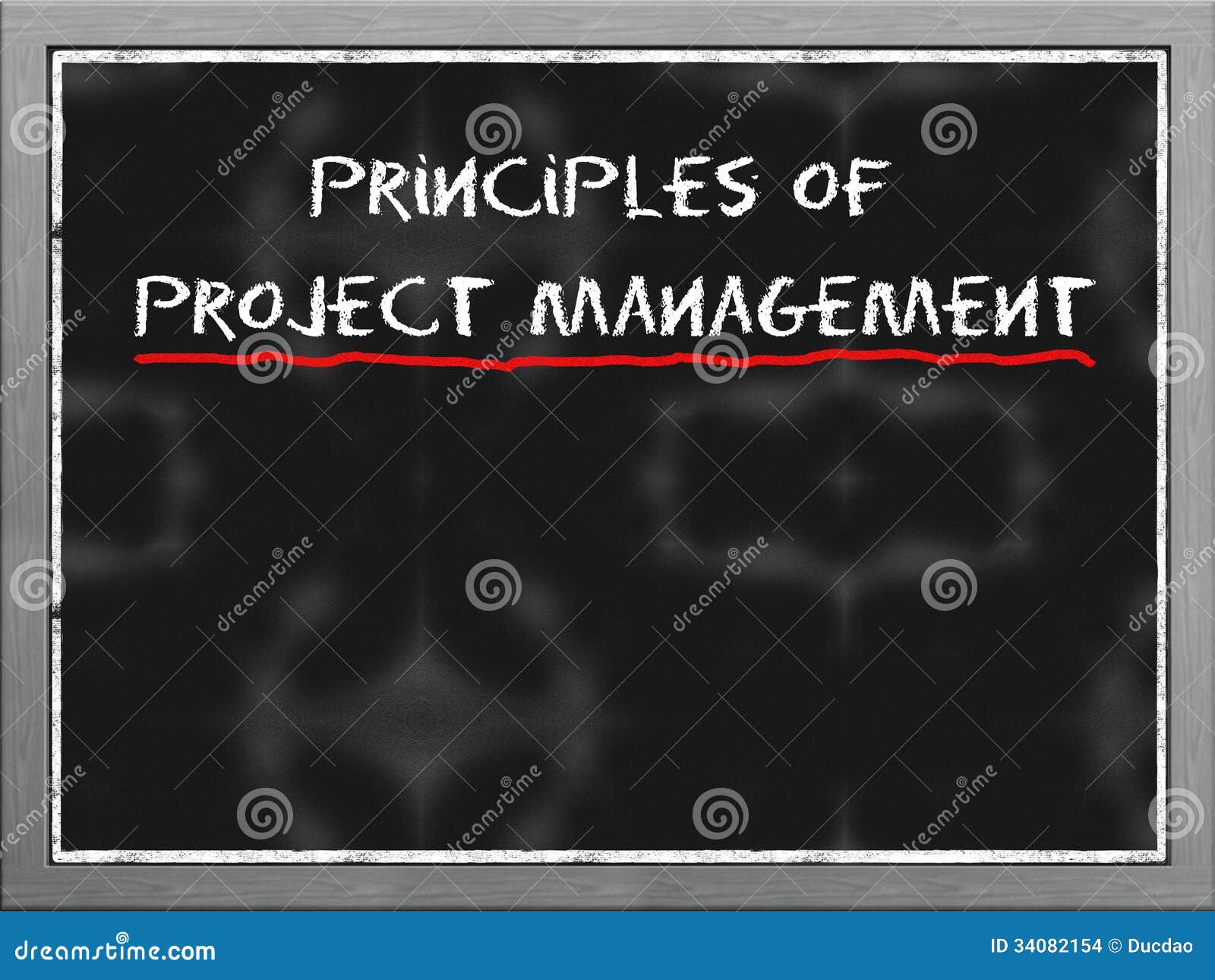 Principles of Project Management Stock Illustration - Illustration of ...