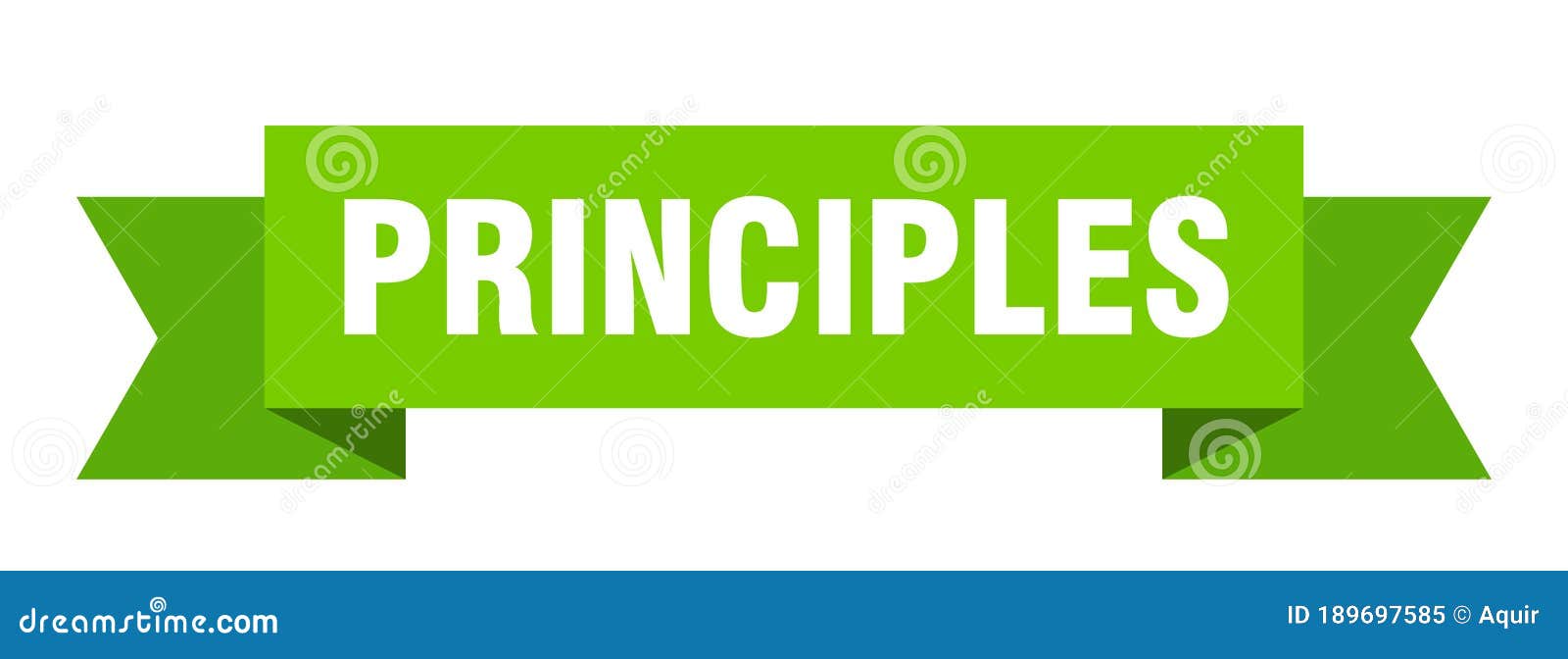 Principles Ribbon. Principles Isolated Band Sign Stock Vector ...