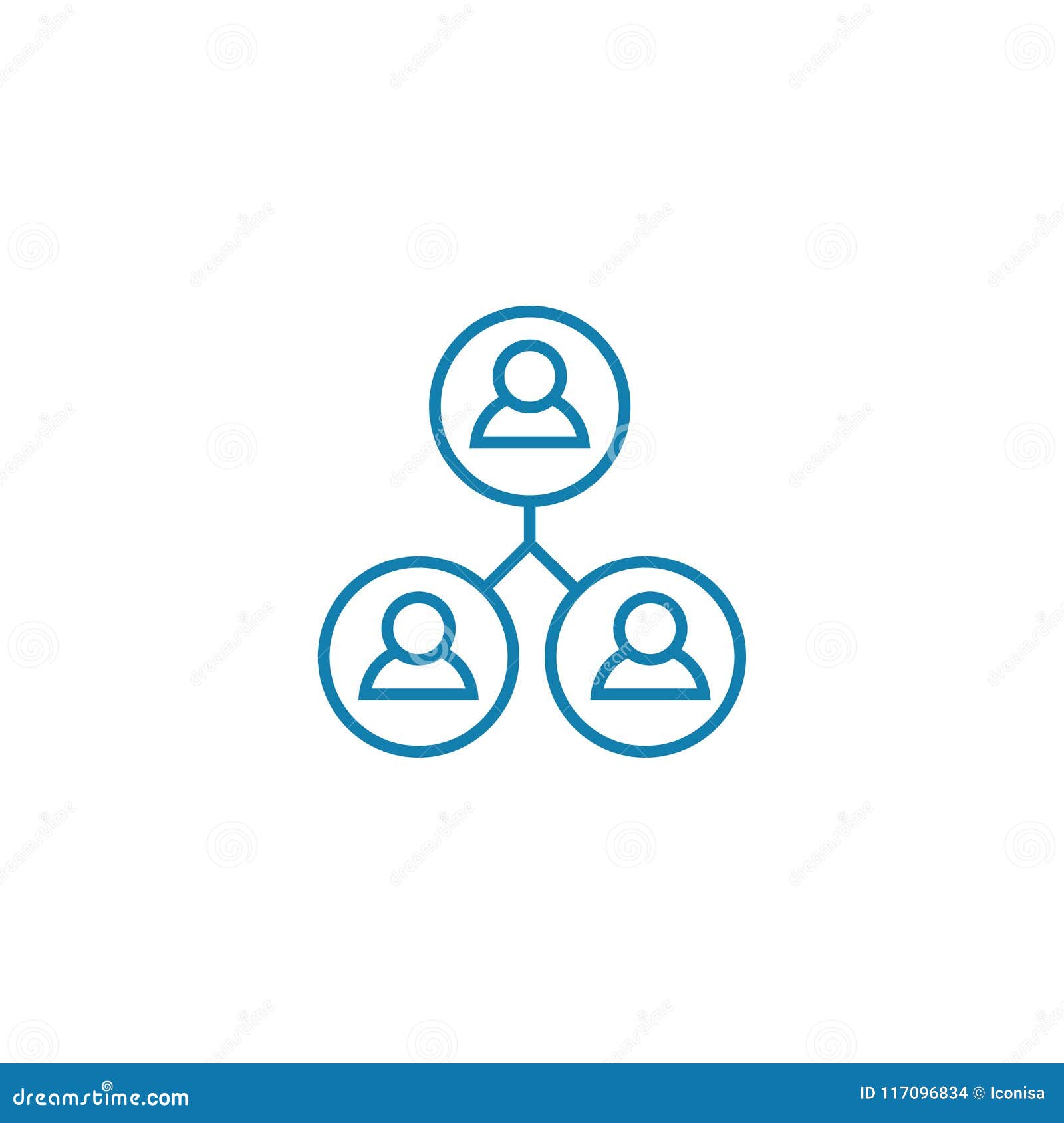 Principles of Subordination Linear Icon Concept. Principles of ...