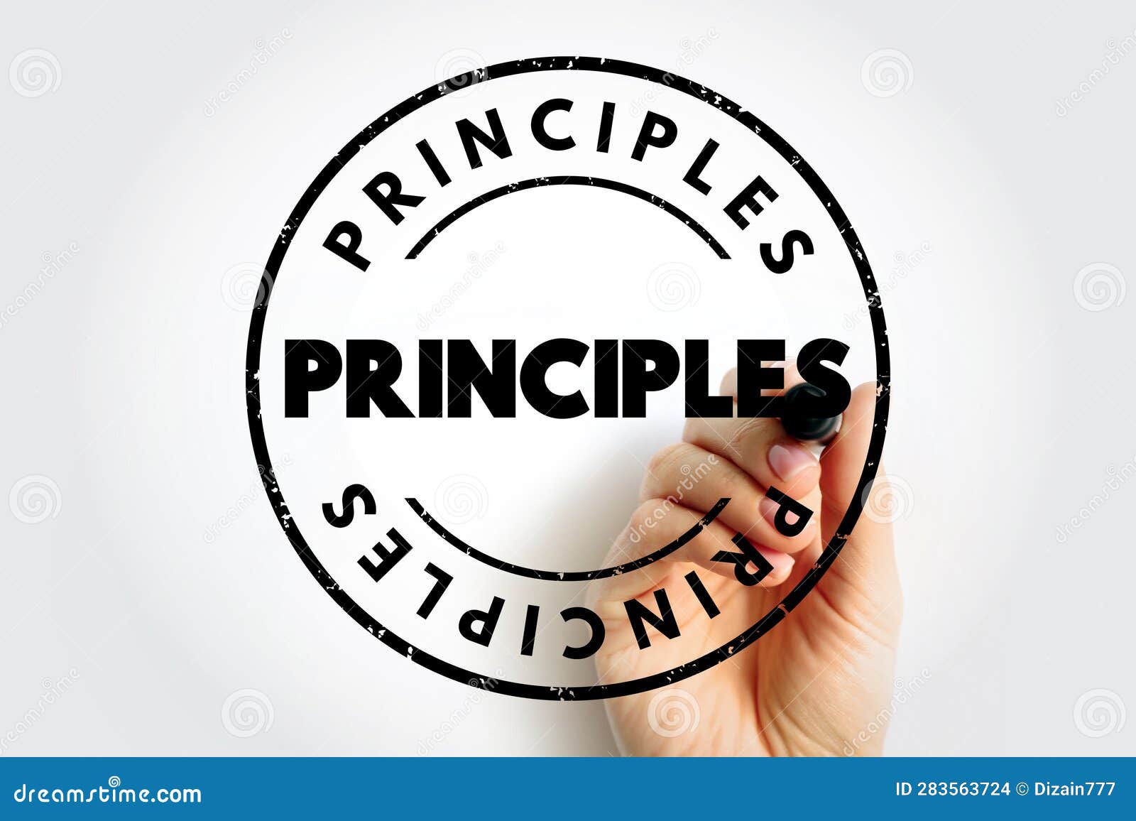 Principles Text Stamp, Business Concept Background Stock Photo - Image ...