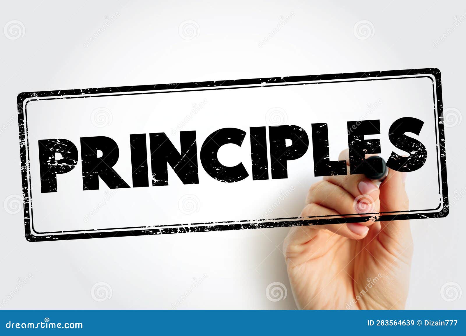 Principles Text Stamp, Business Concept Background Stock Image - Image ...