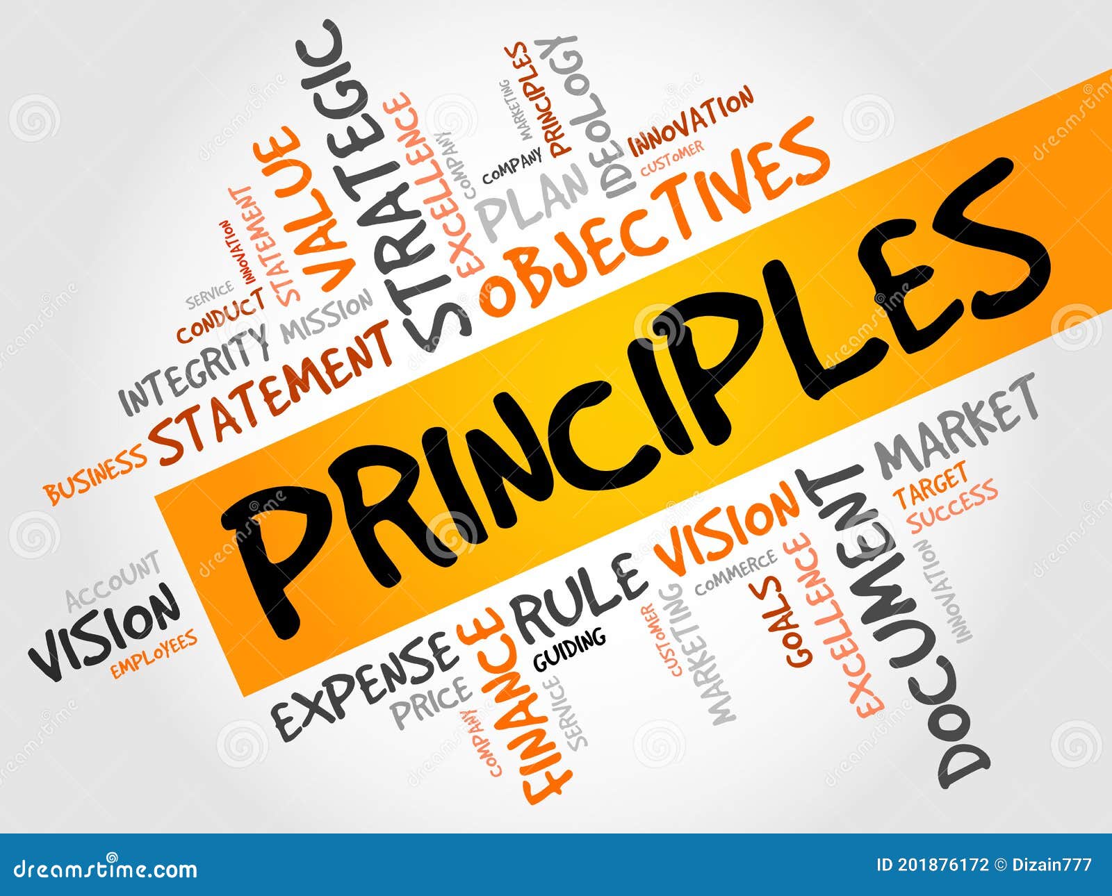 Principles Word Cloud Collage Royalty-Free Stock Photography ...