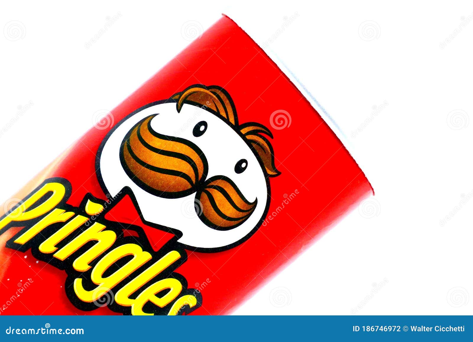 PRINGLES Original, Potato Chips on White Background Editorial ...