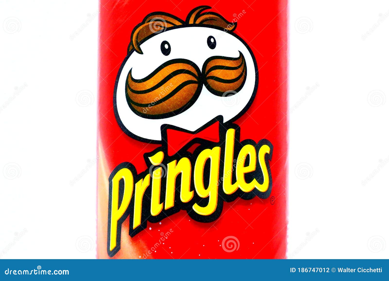 PRINGLES Original, Potato Chips on White Background Editorial ...