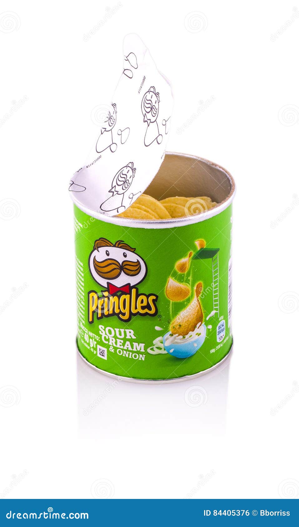 Pringles Potato Chips, Sour Cream & Onion Editorial Photo - Image of ...