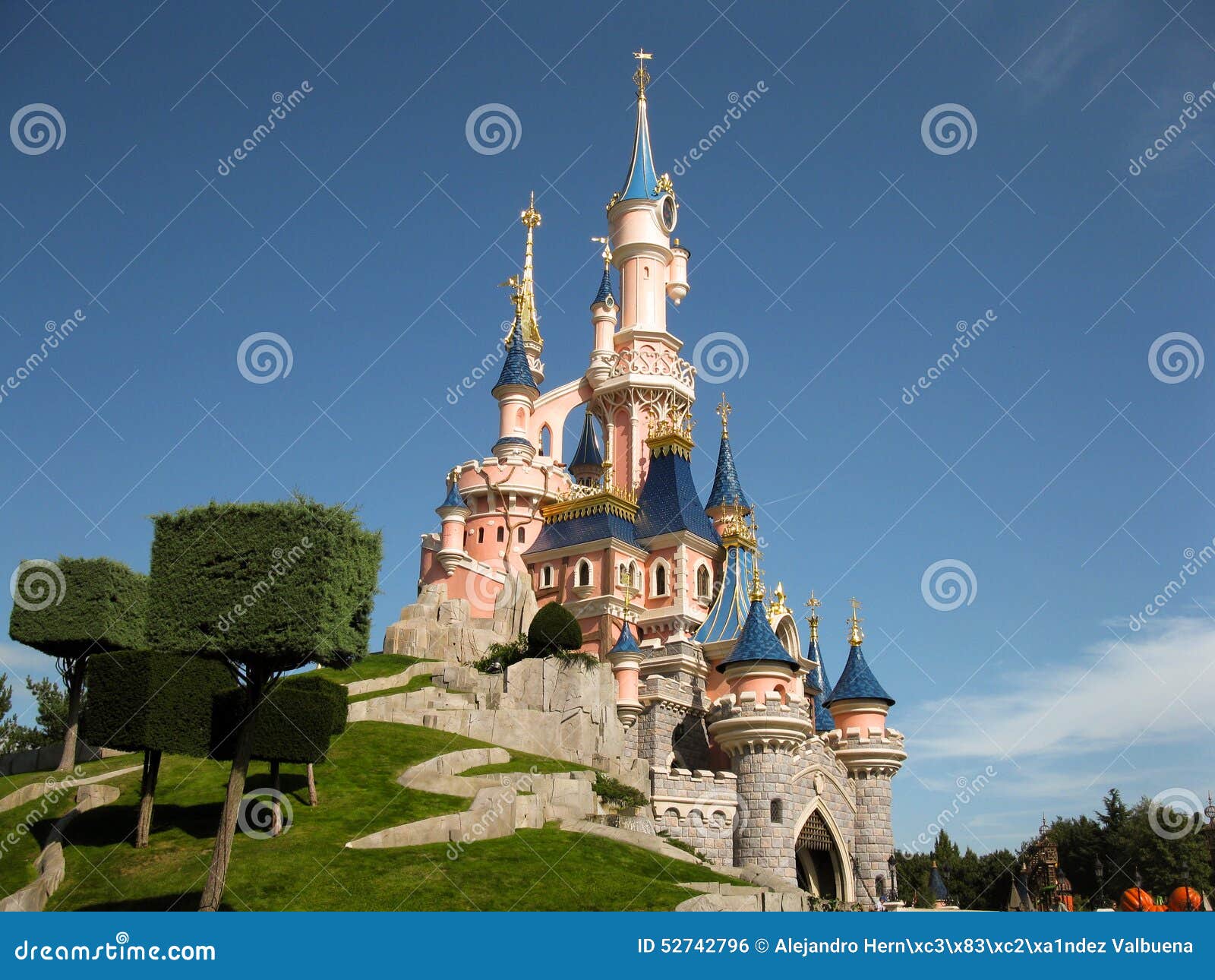 Prinsessas Slott Disneyland Paris Redaktionell Bild - Bild av landmärke ...