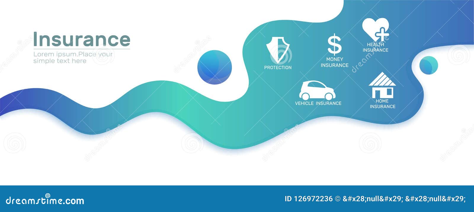 Insurance Web Banner.Header Cover for Medical,finance,life,home and ...