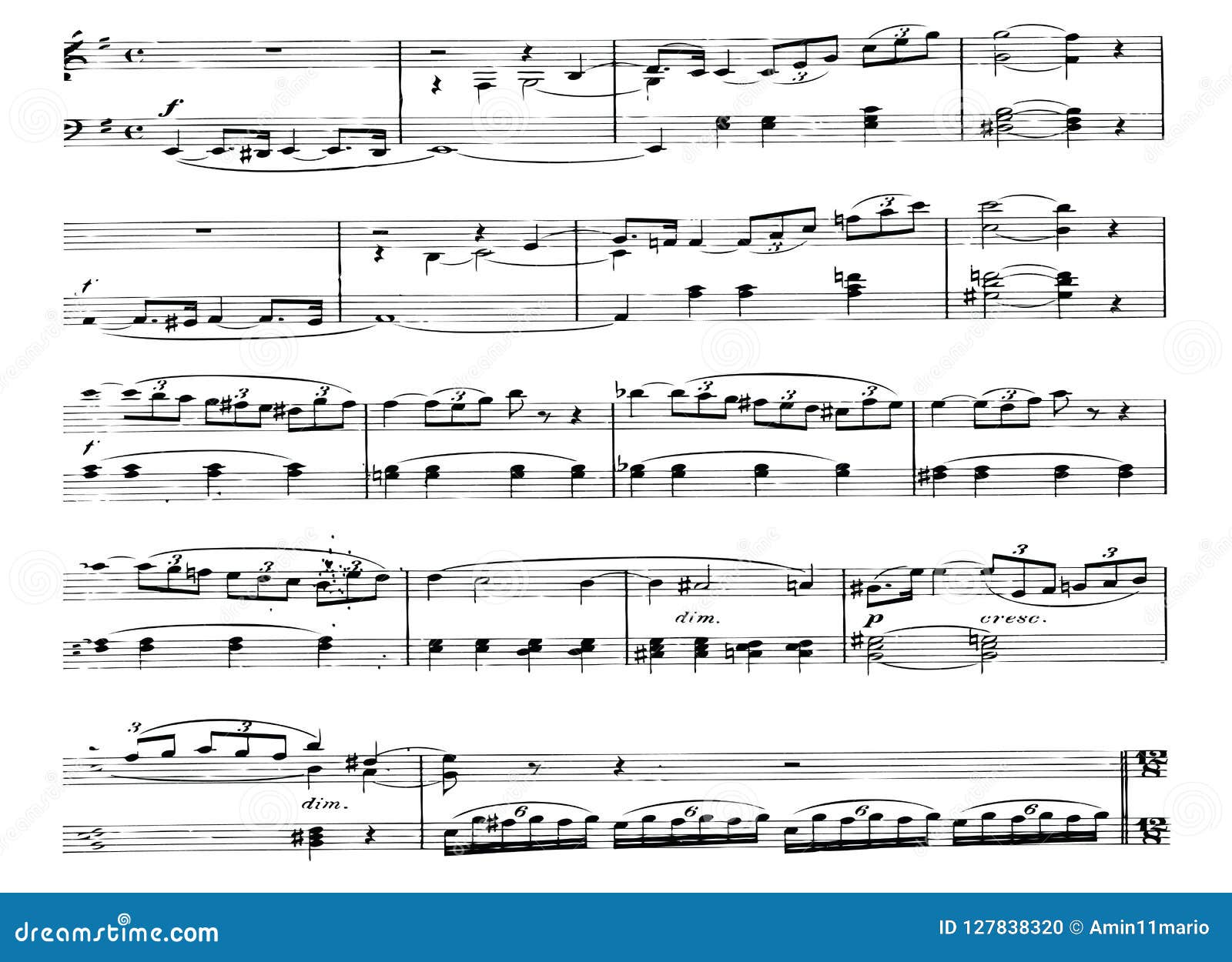 One song music note stock vector. Illustration of note - 127838320