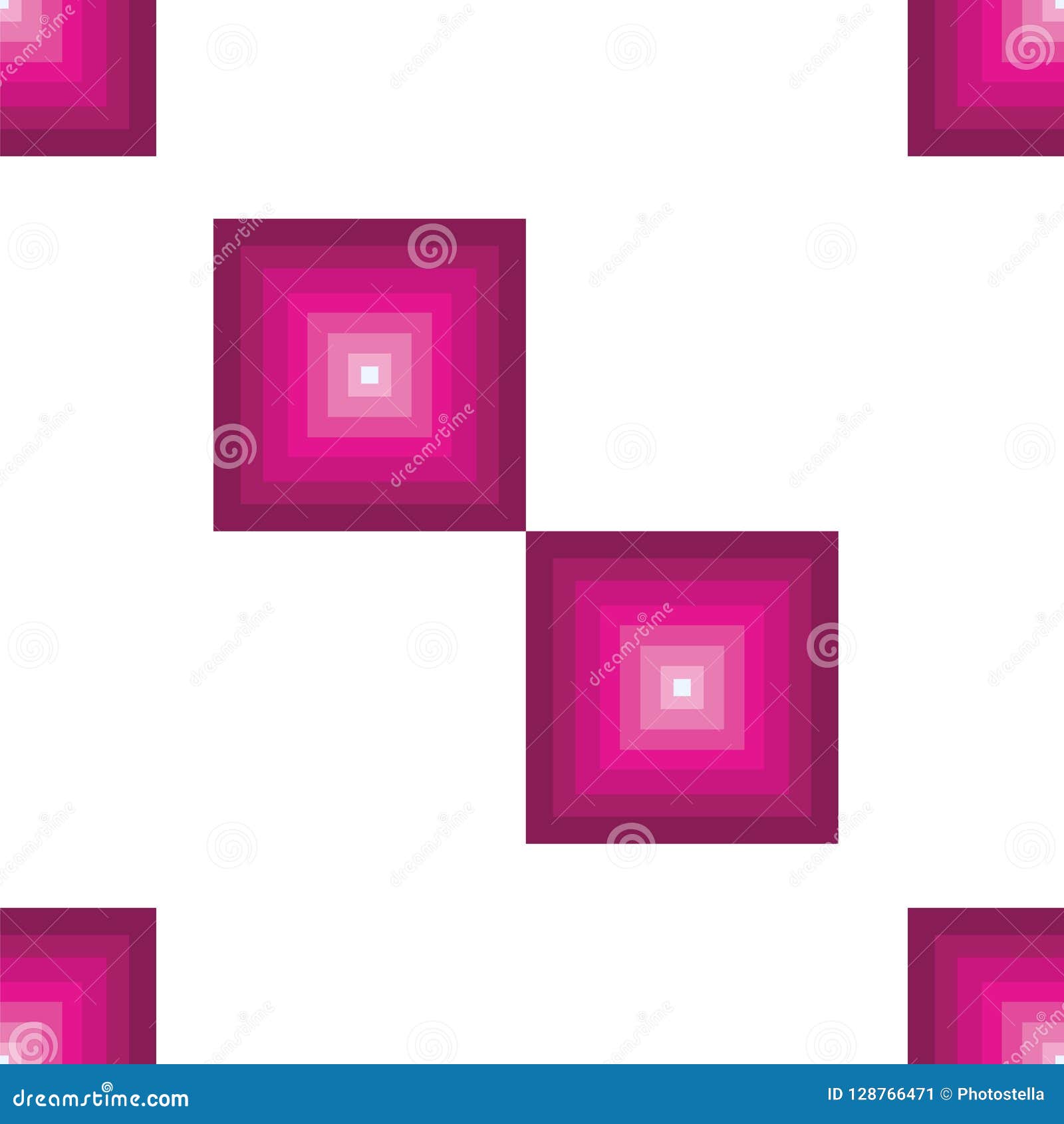 Seamless Pattern with Purple and Pink Squares Vector Stock Vector ...