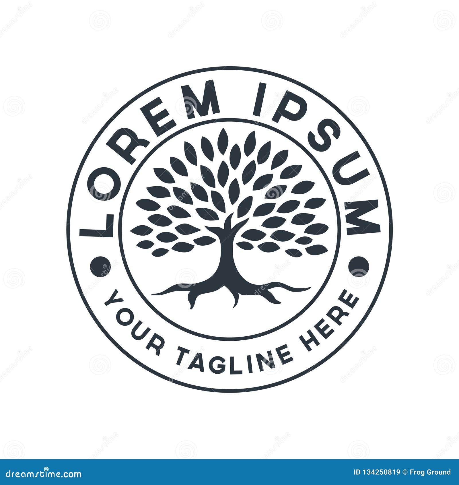 Round Crest Logo Design