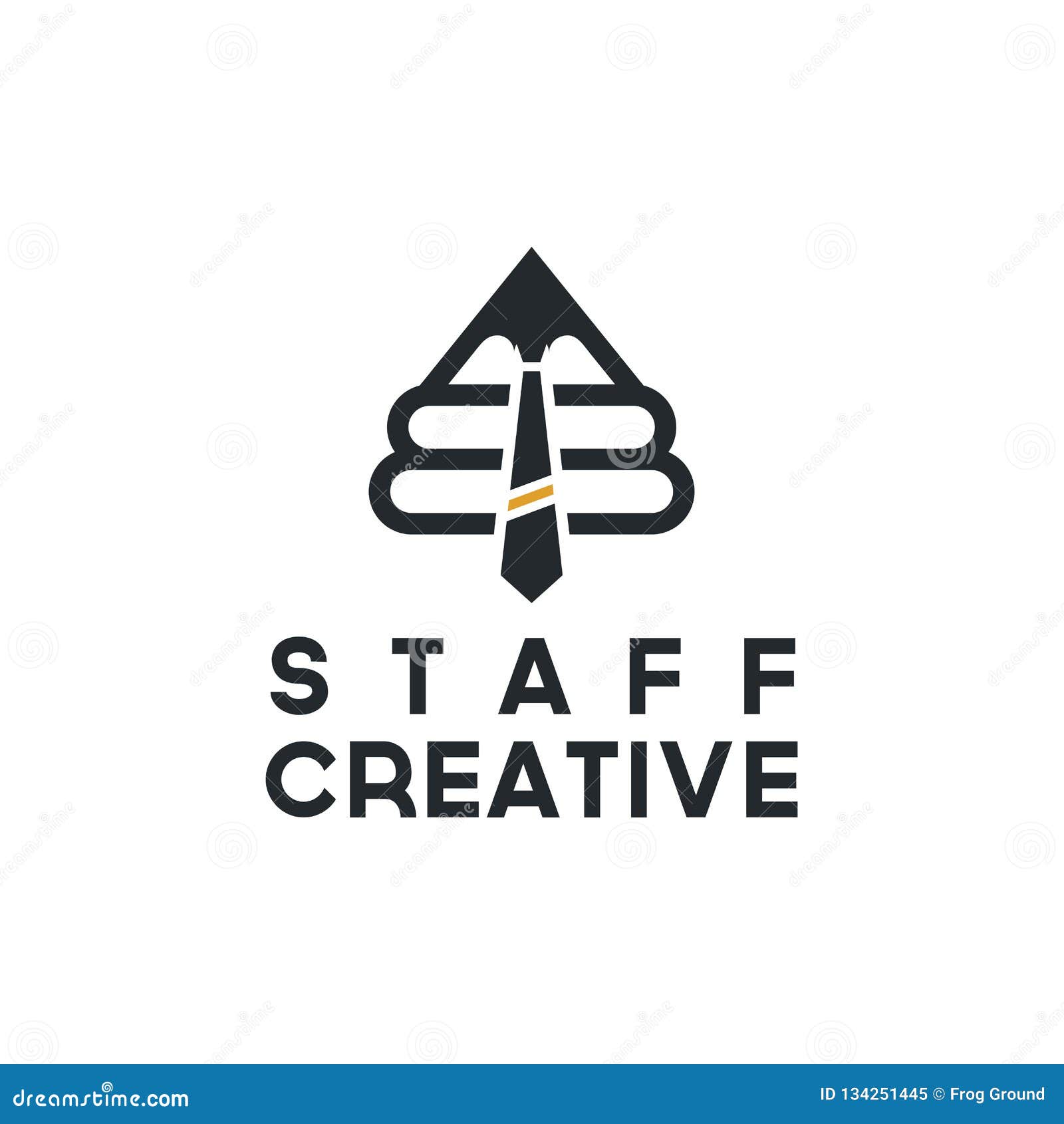 Quick Creative Logo Template Design with a Running Pencil. Vector ...