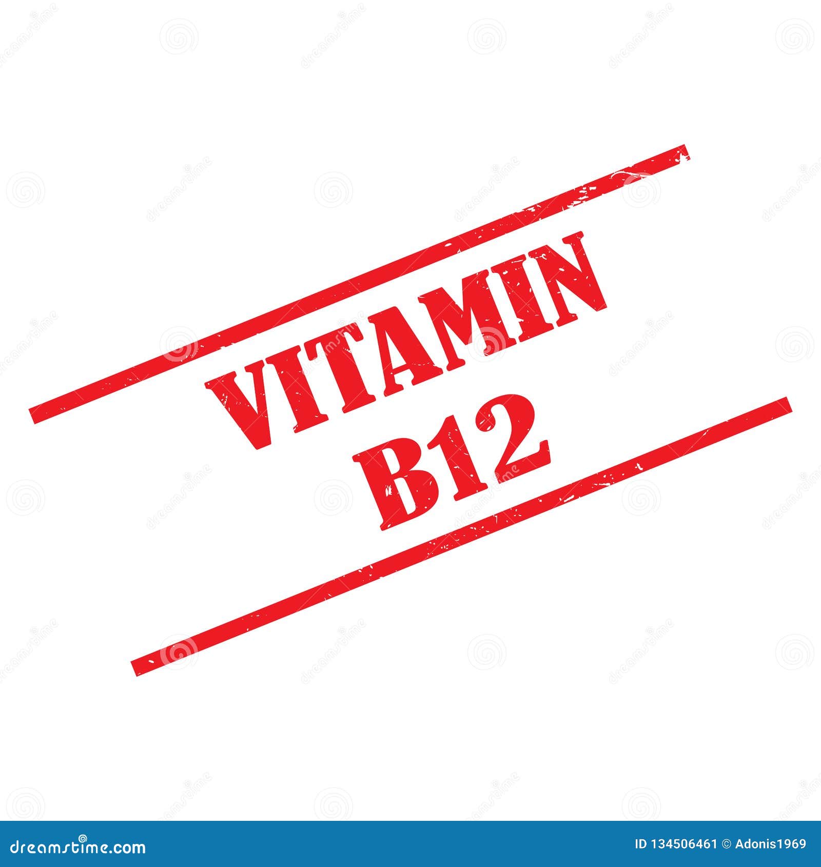 Vitamin B12 graphic stock illustration. Illustration of lettering ...