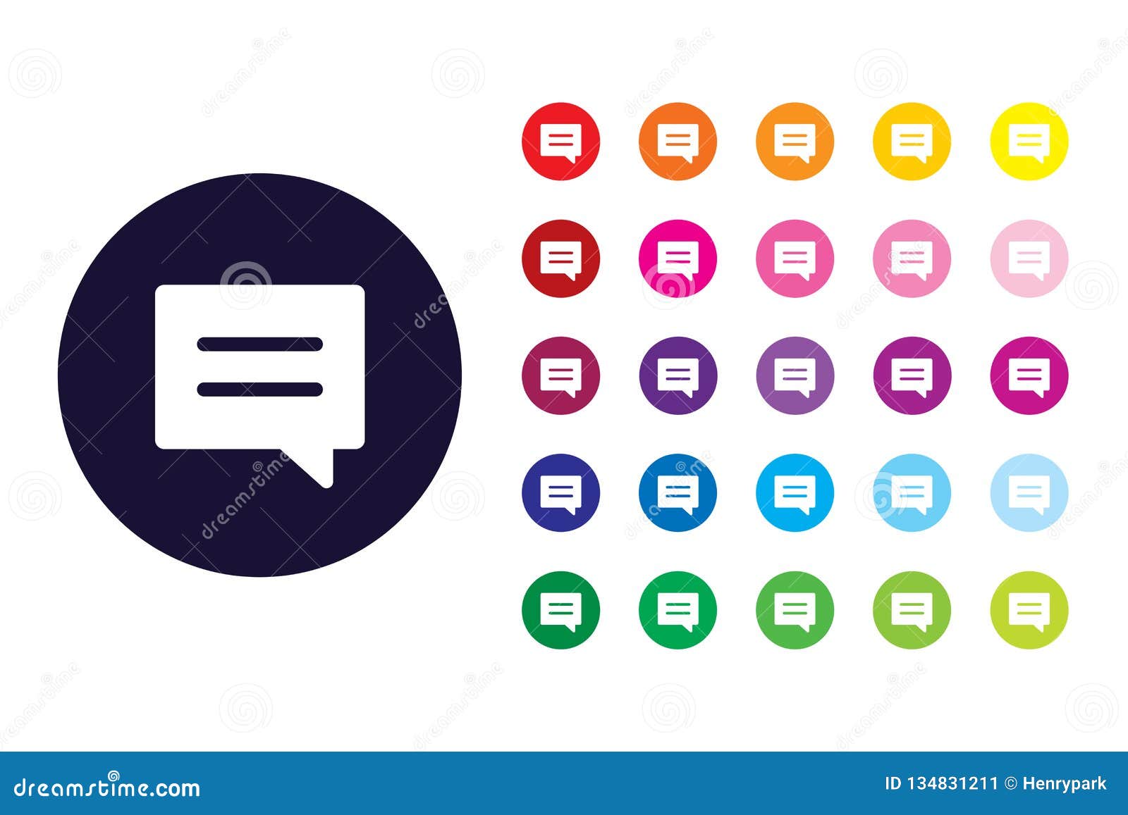 Talking Sign Icon. Talking Color Symbol. Stock Vector - Illustration of ...