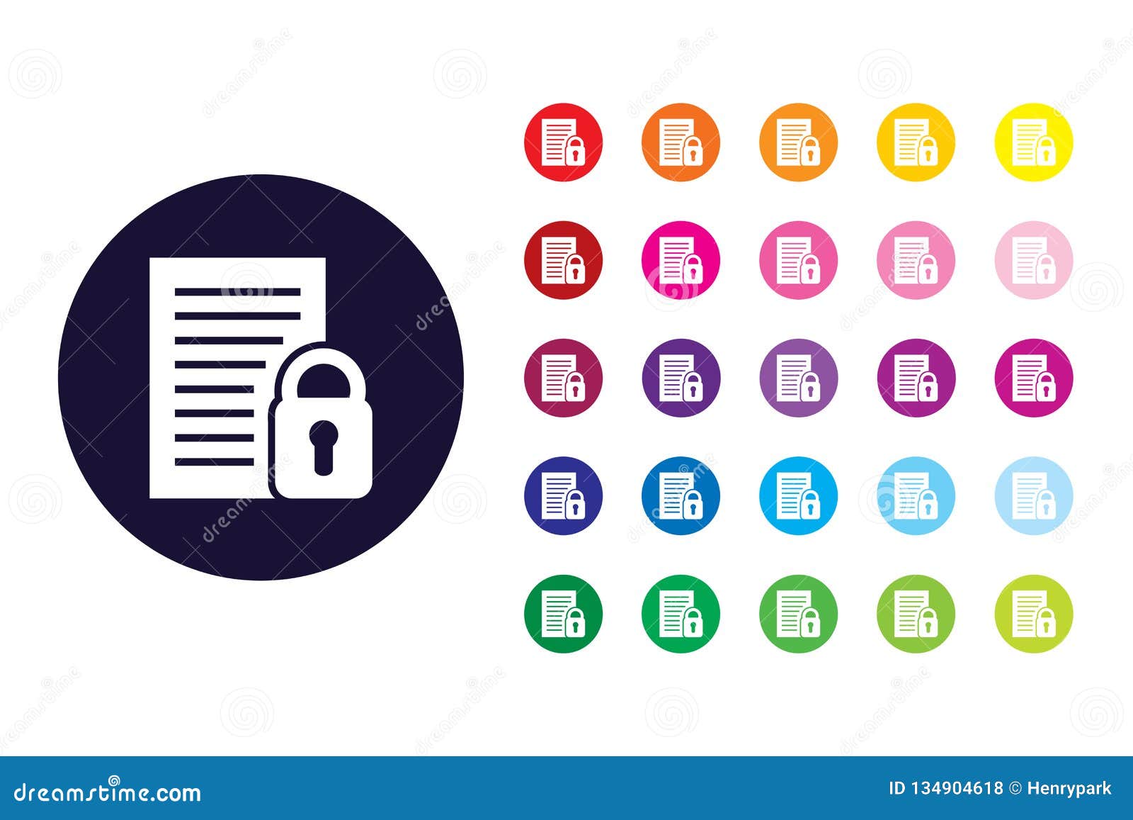Top Secret Icon. Top Secret Color Symbol. Stock Vector - Illustration ...