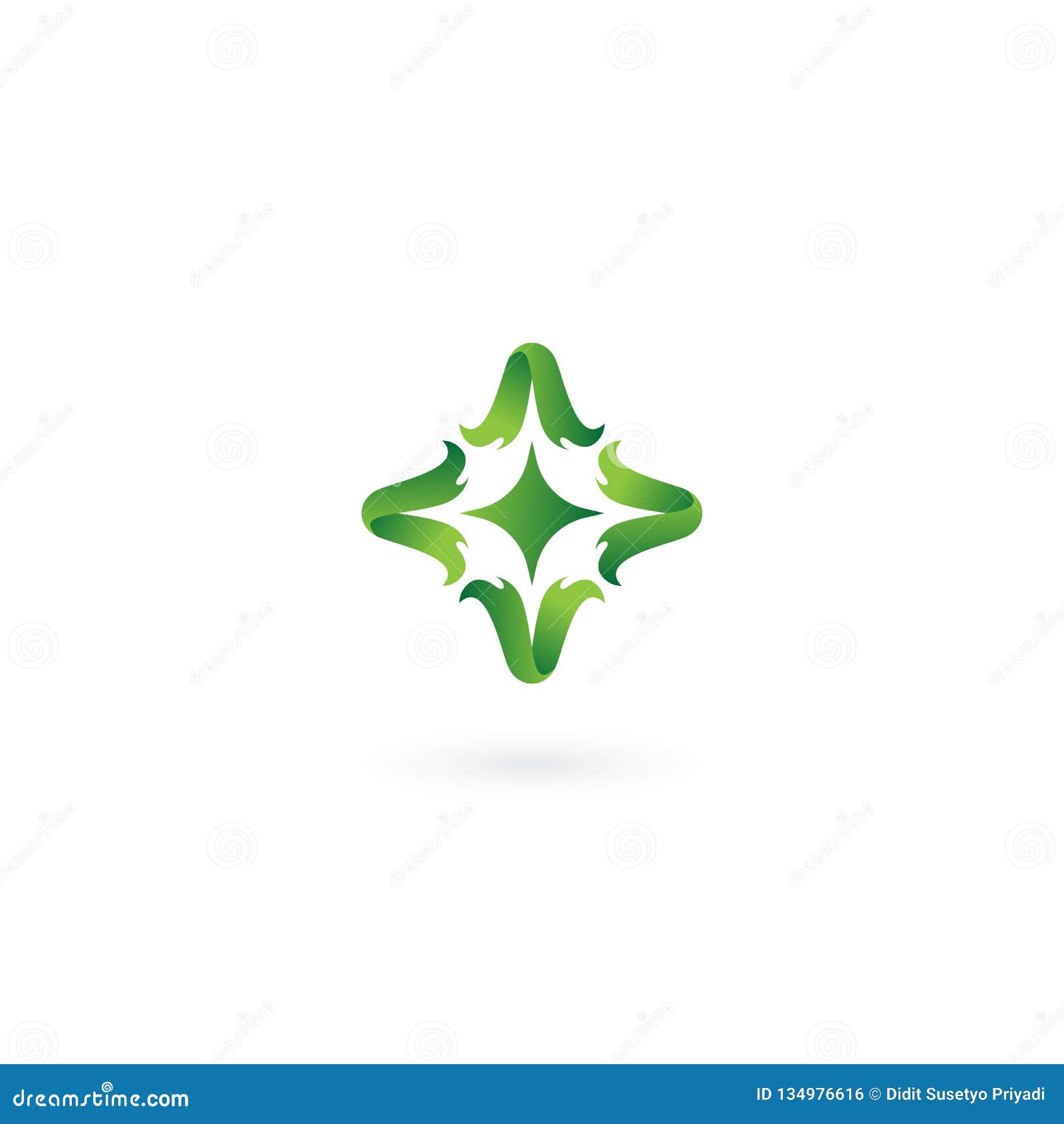 Abstract eco logo stock illustration. Illustration of green - 134976616