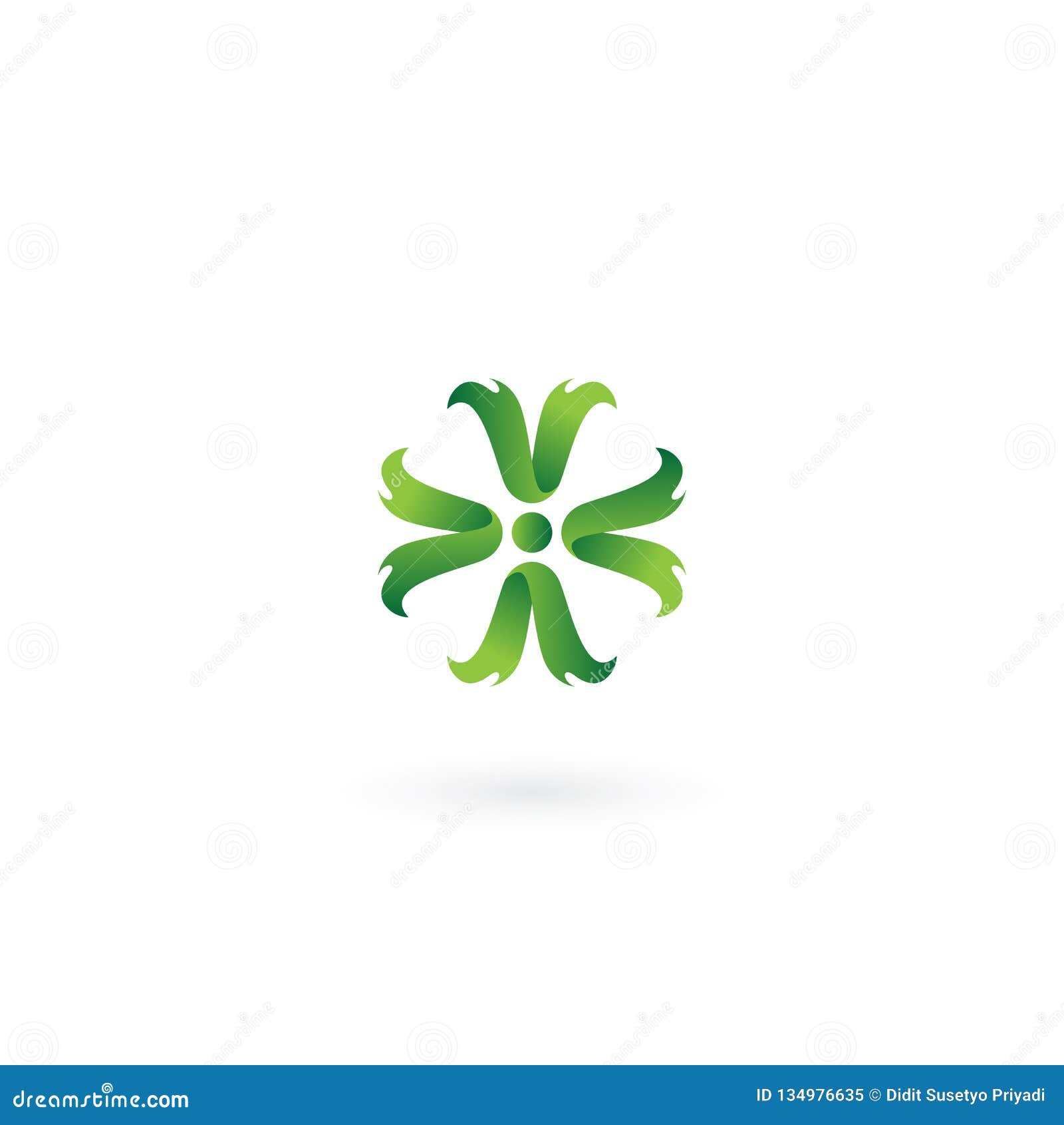 Abstract eco logo stock illustration. Illustration of blue - 134976635