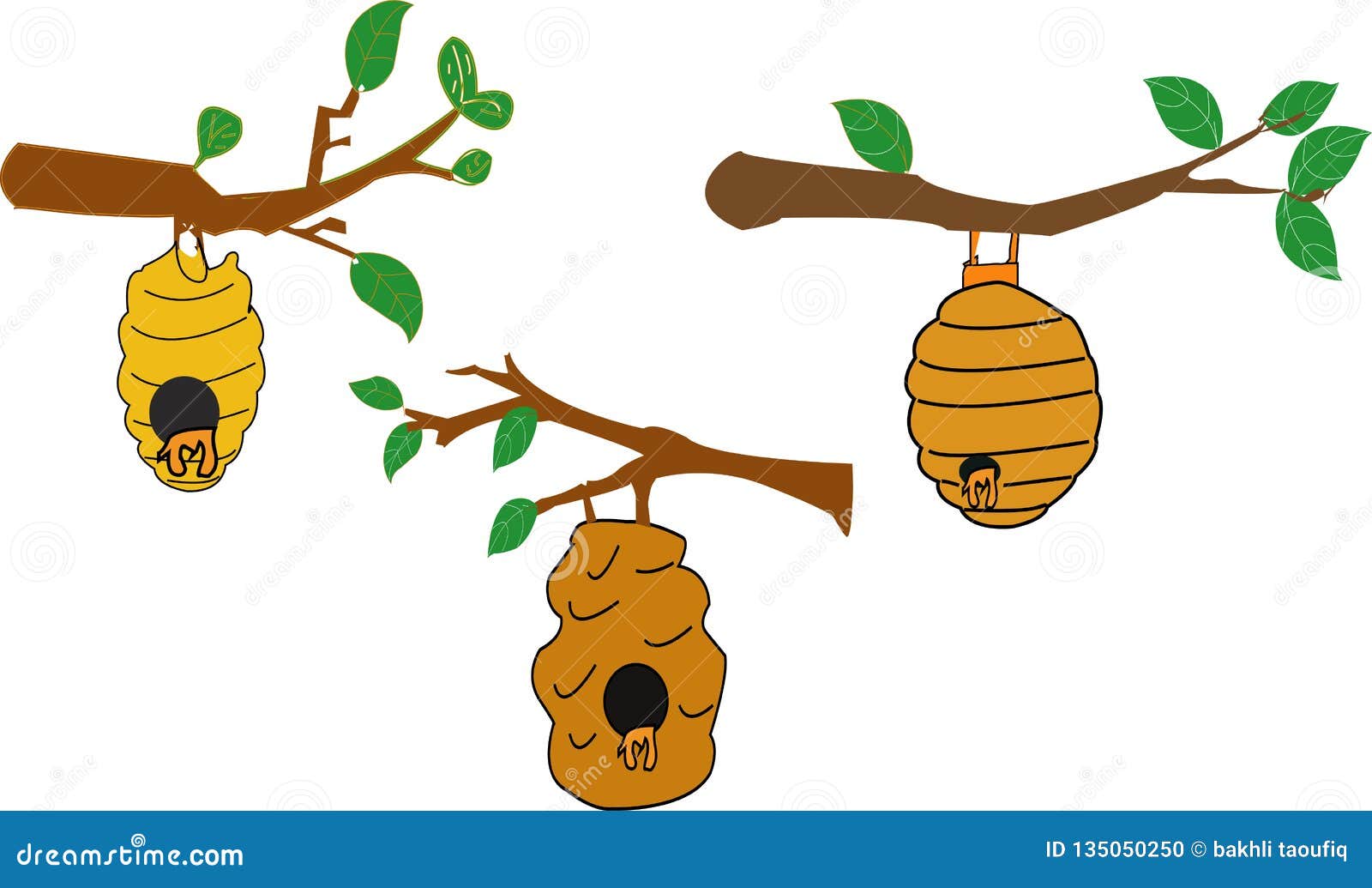 Bees Nest Cartoon