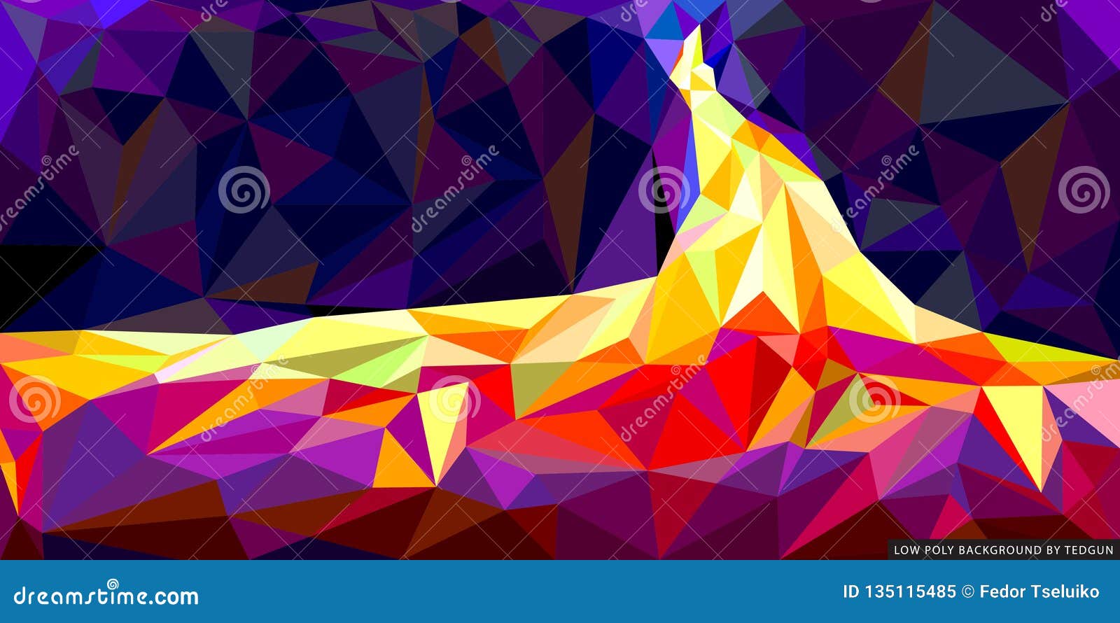 Low poly style background. stock vector. Illustration of geometric ...