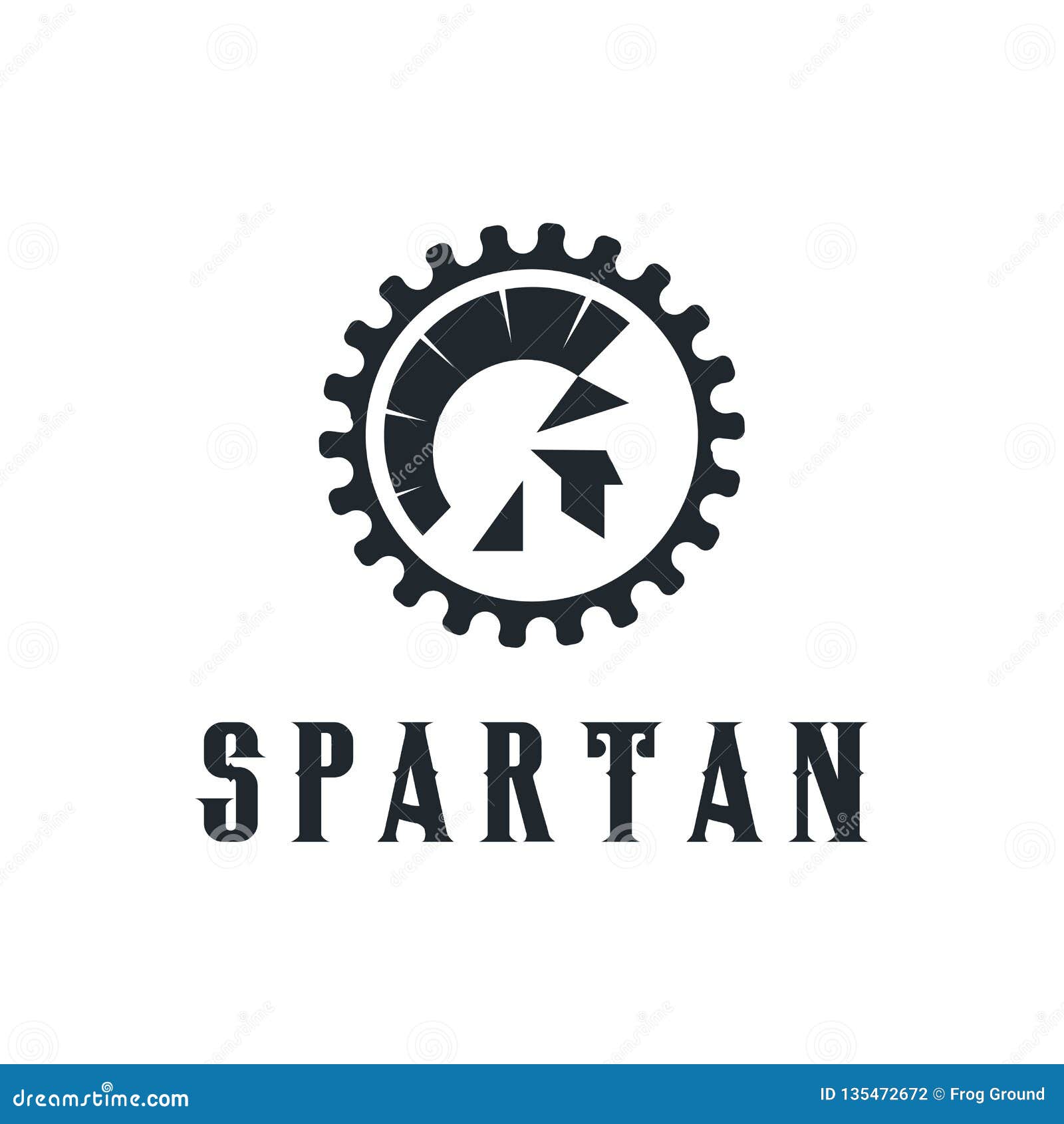 Sparta Symbol for Logo Design Inspiration Stock Illustration ...