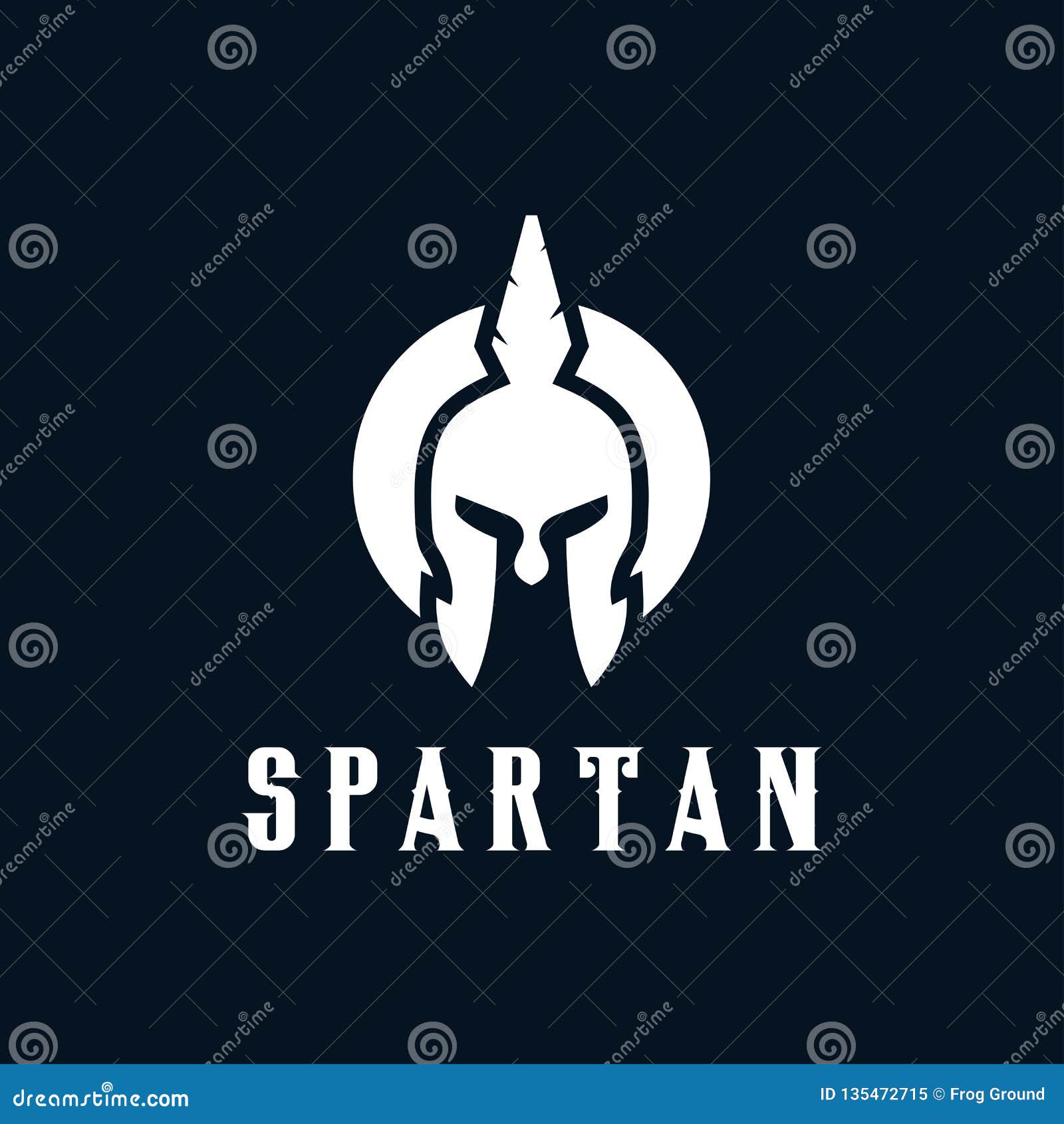 Sparta Symbol for Logo Design Inspiration Stock Illustration ...