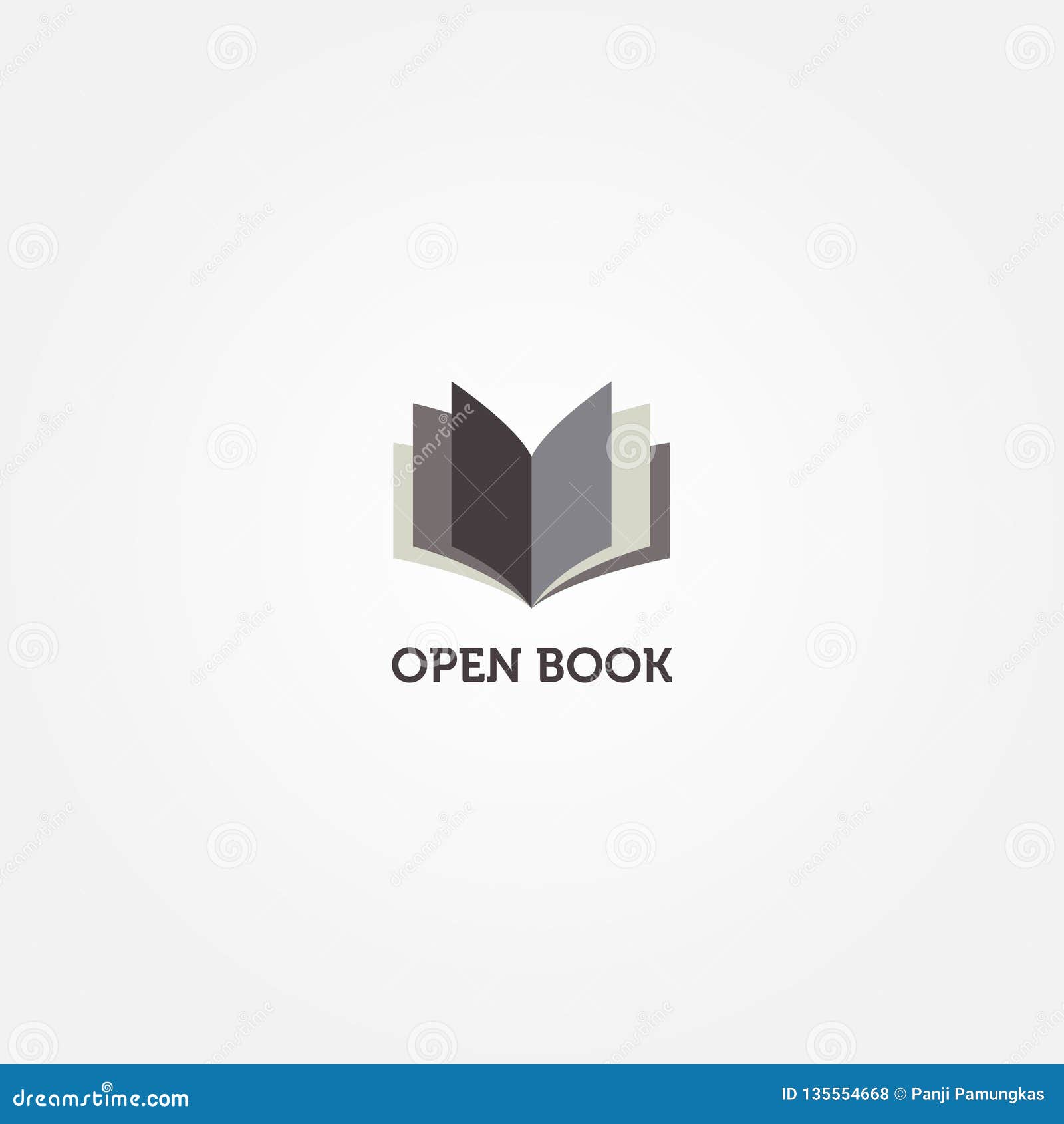 Simple Clean Book Logo Sign Symbol Icon Stock Illustration ...