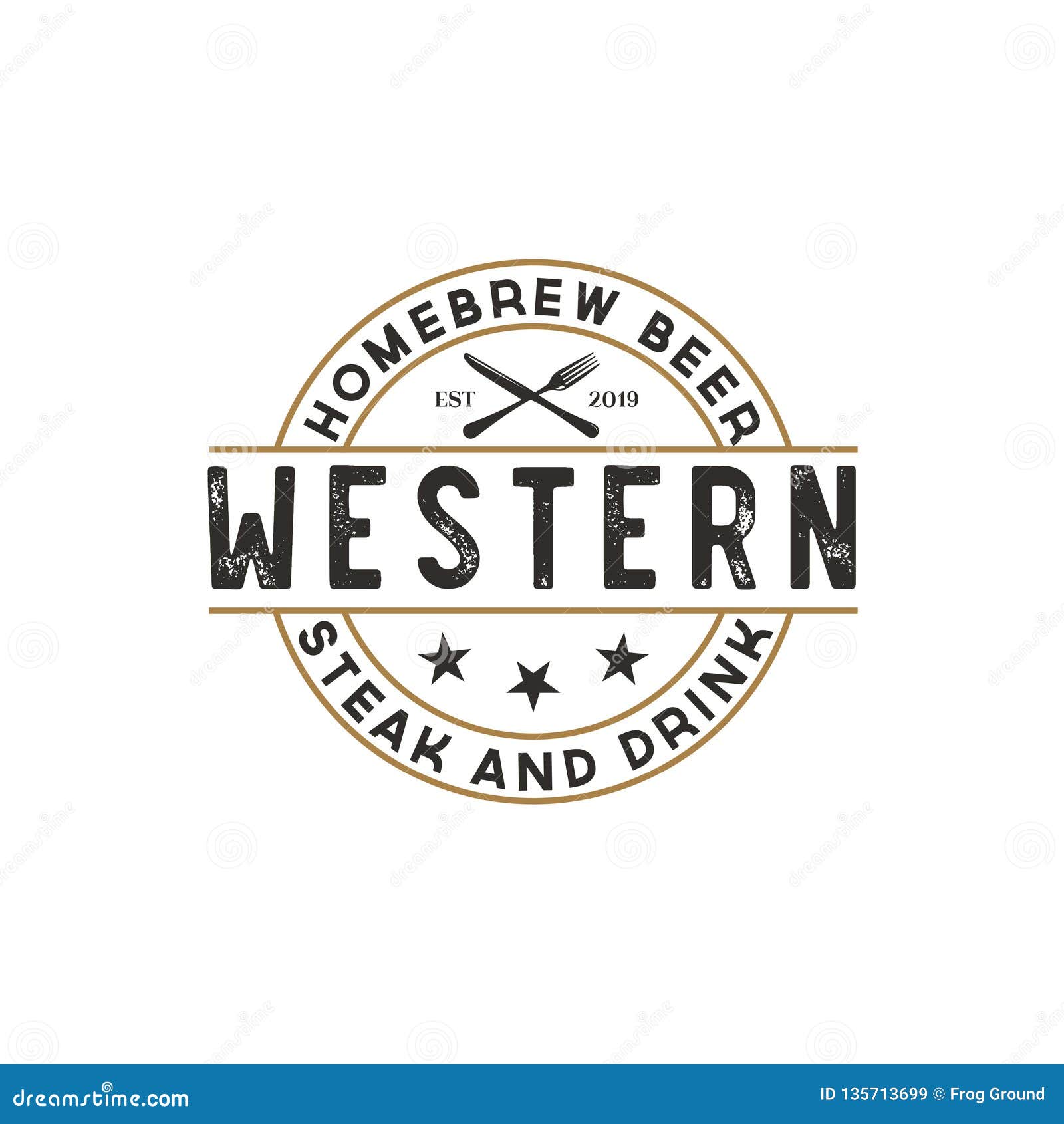 Antique Frame Border Label Engraving Retro Country Emblem Typography ...