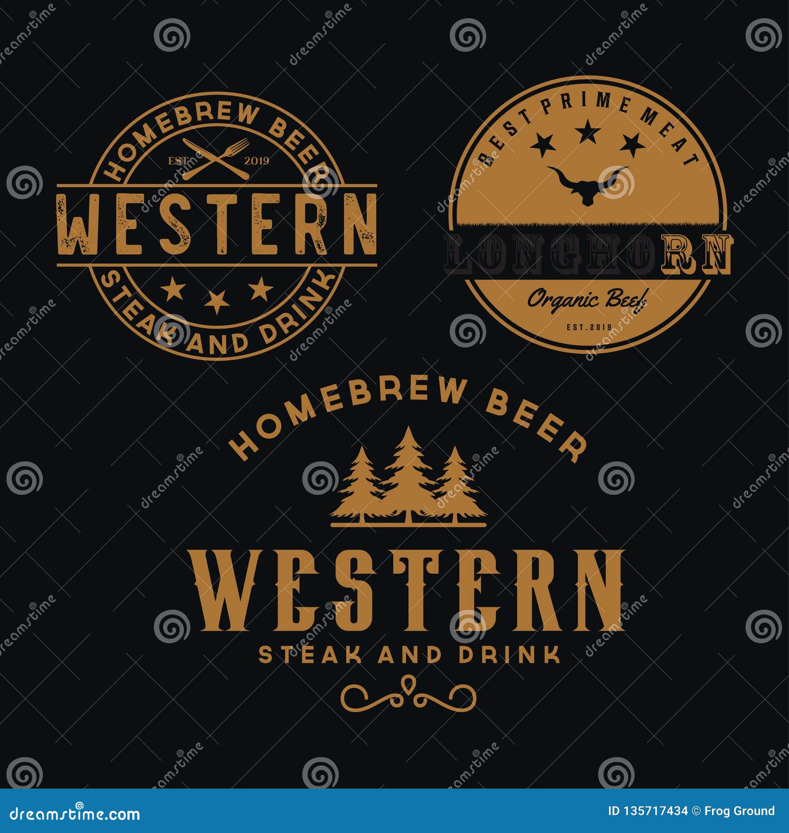 Vintage Label with Silhouette of Shoe Horse for Country/Western/Cowboy ...