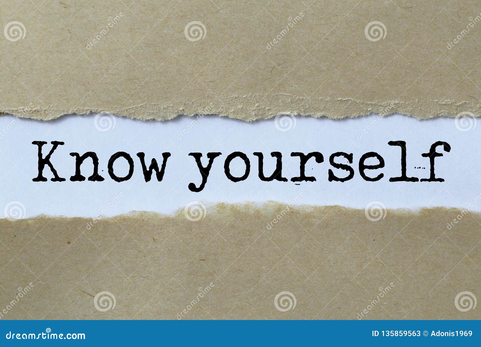 Know yourself illustration stock image. Image of drawing - 135859563