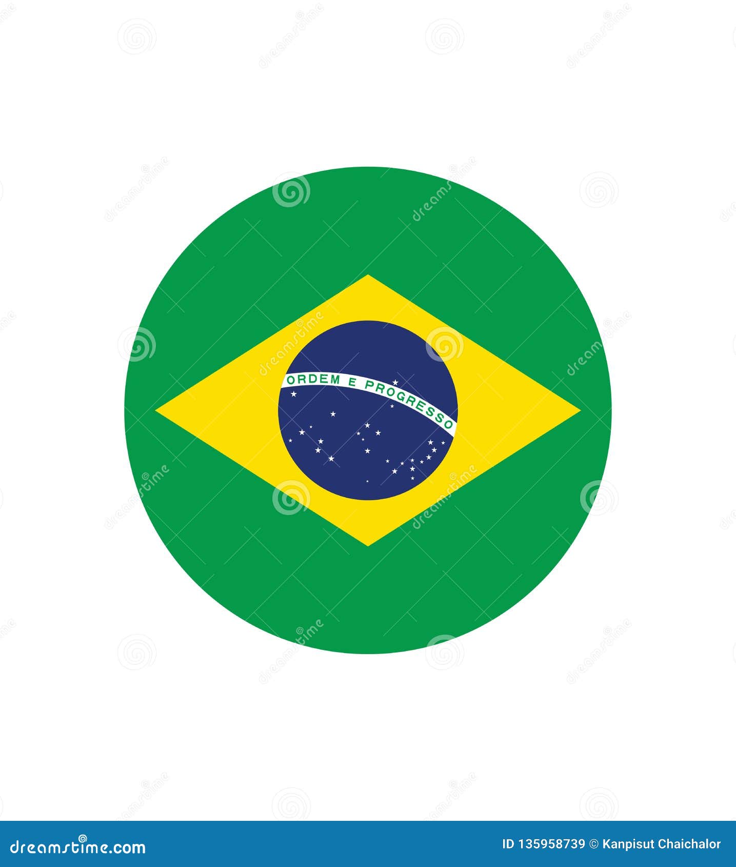 Brazil Flag, Official Colors and Proportion Correctly. National Brazil ...