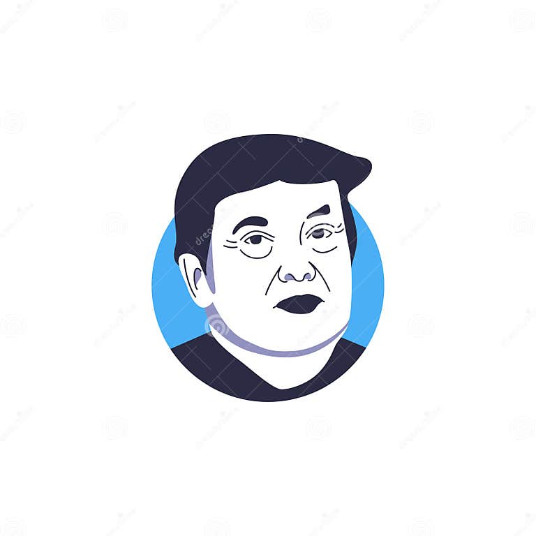 President of United States of America, Donald Trump Face Vector ...