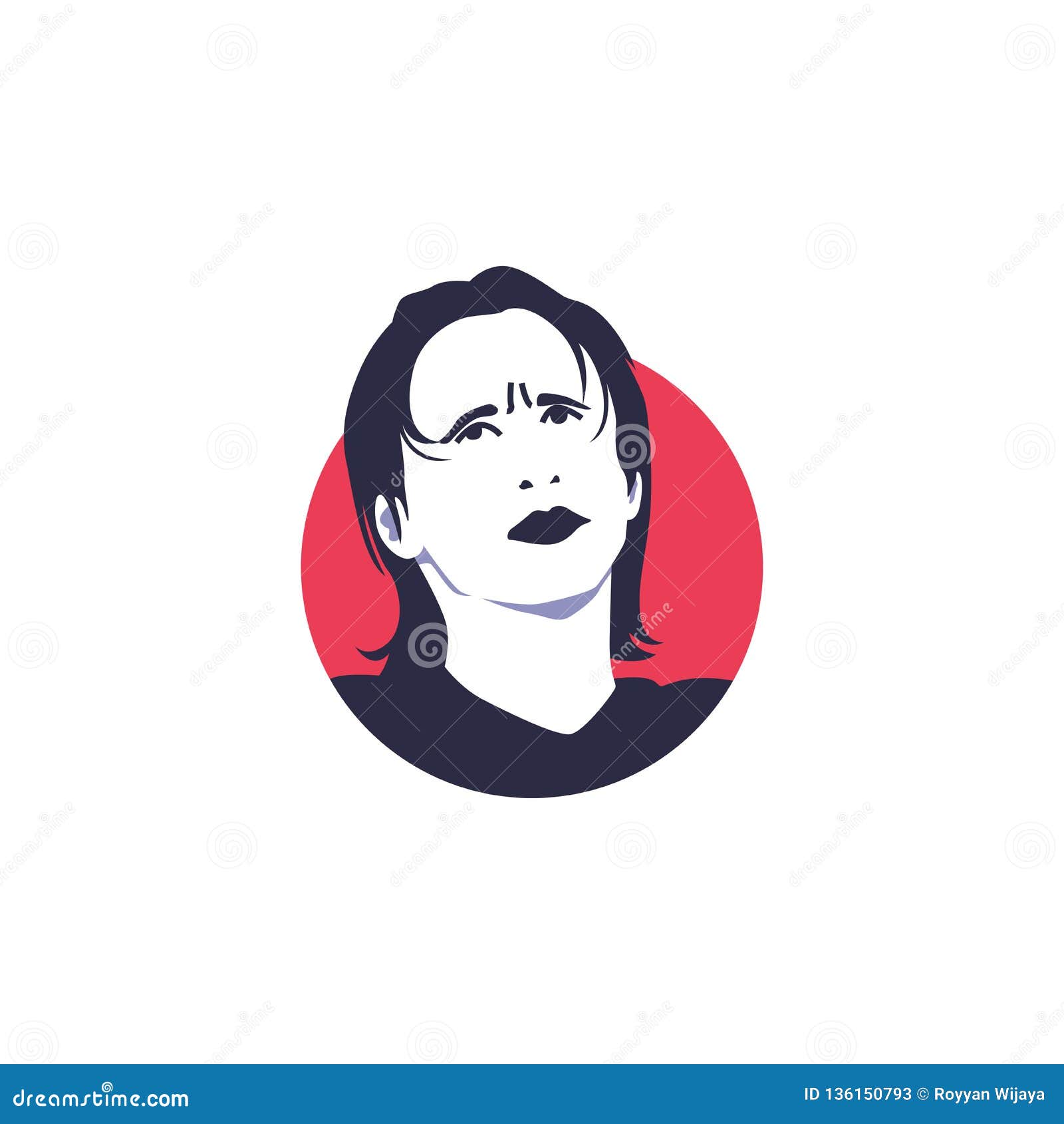 Luka Modric Face Vector Illustration Isolated Design Avatar Template ...