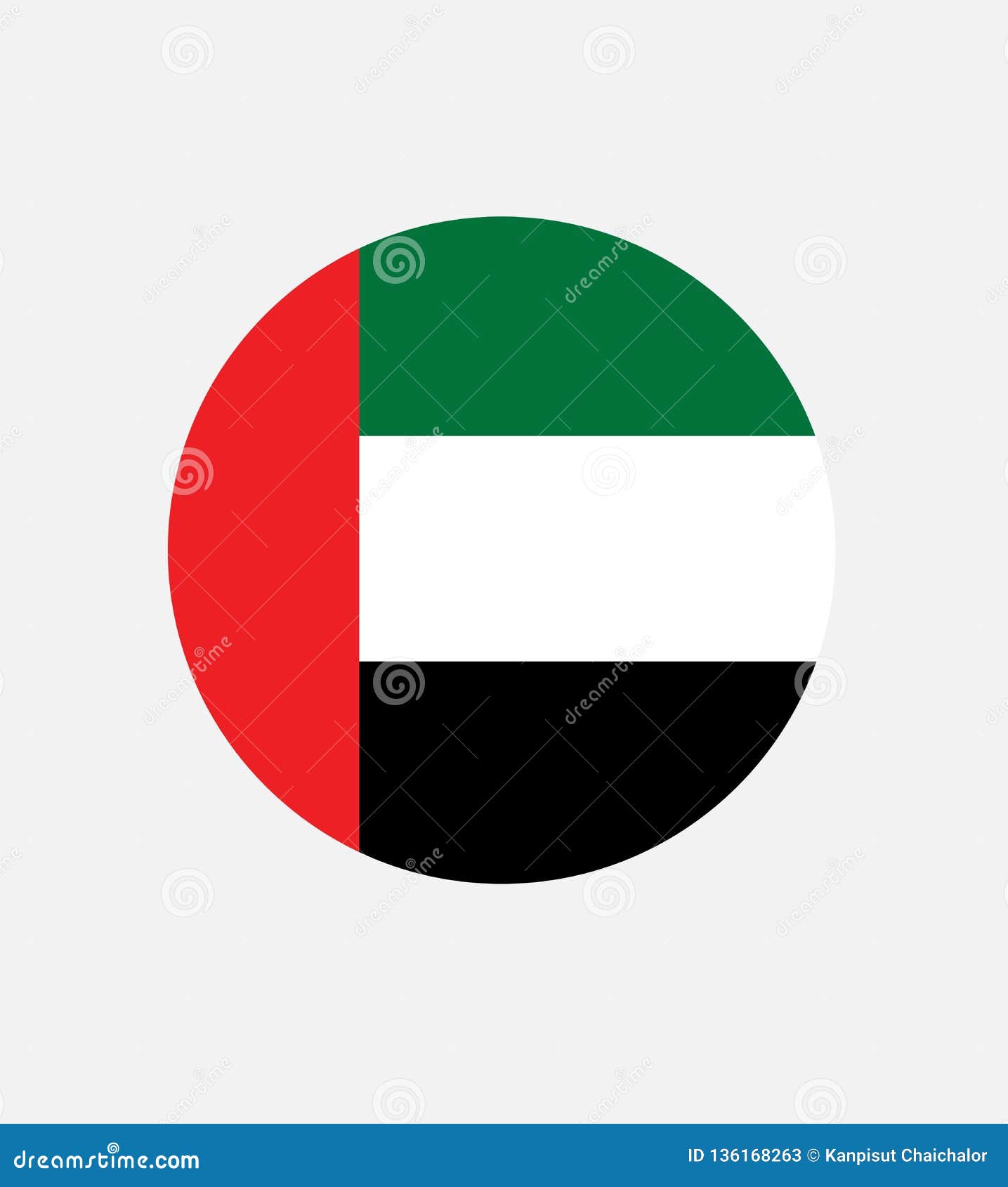 United Arab Emirates Flag, Official Colors and Proportion Correctly ...