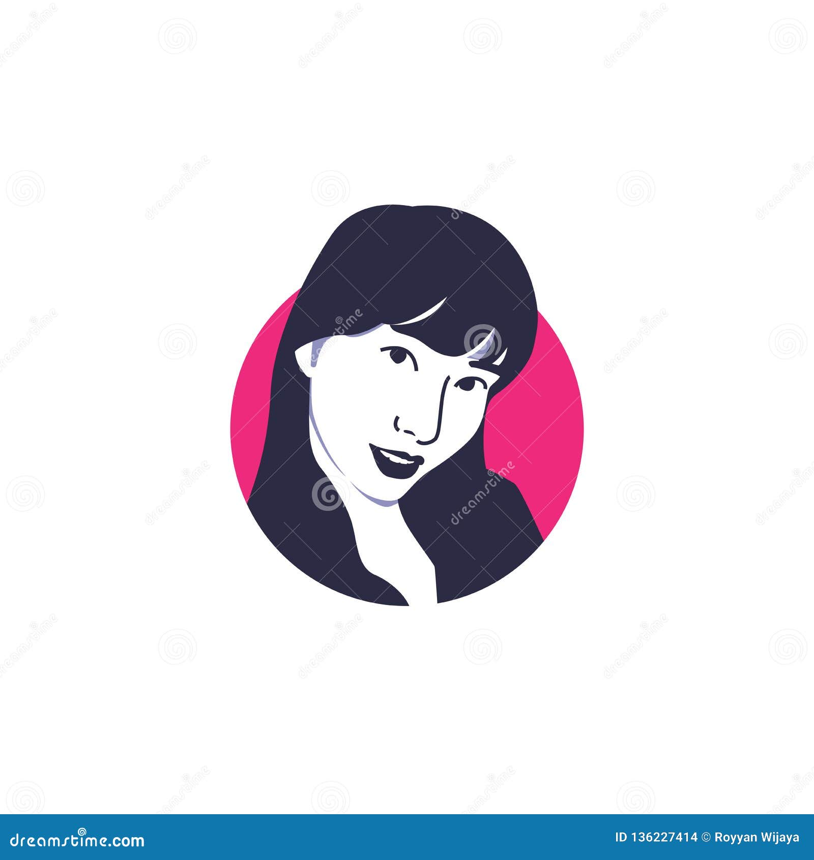 Momo Twice Pretty Face Vector Illustration Isolated Editorial Stock ...