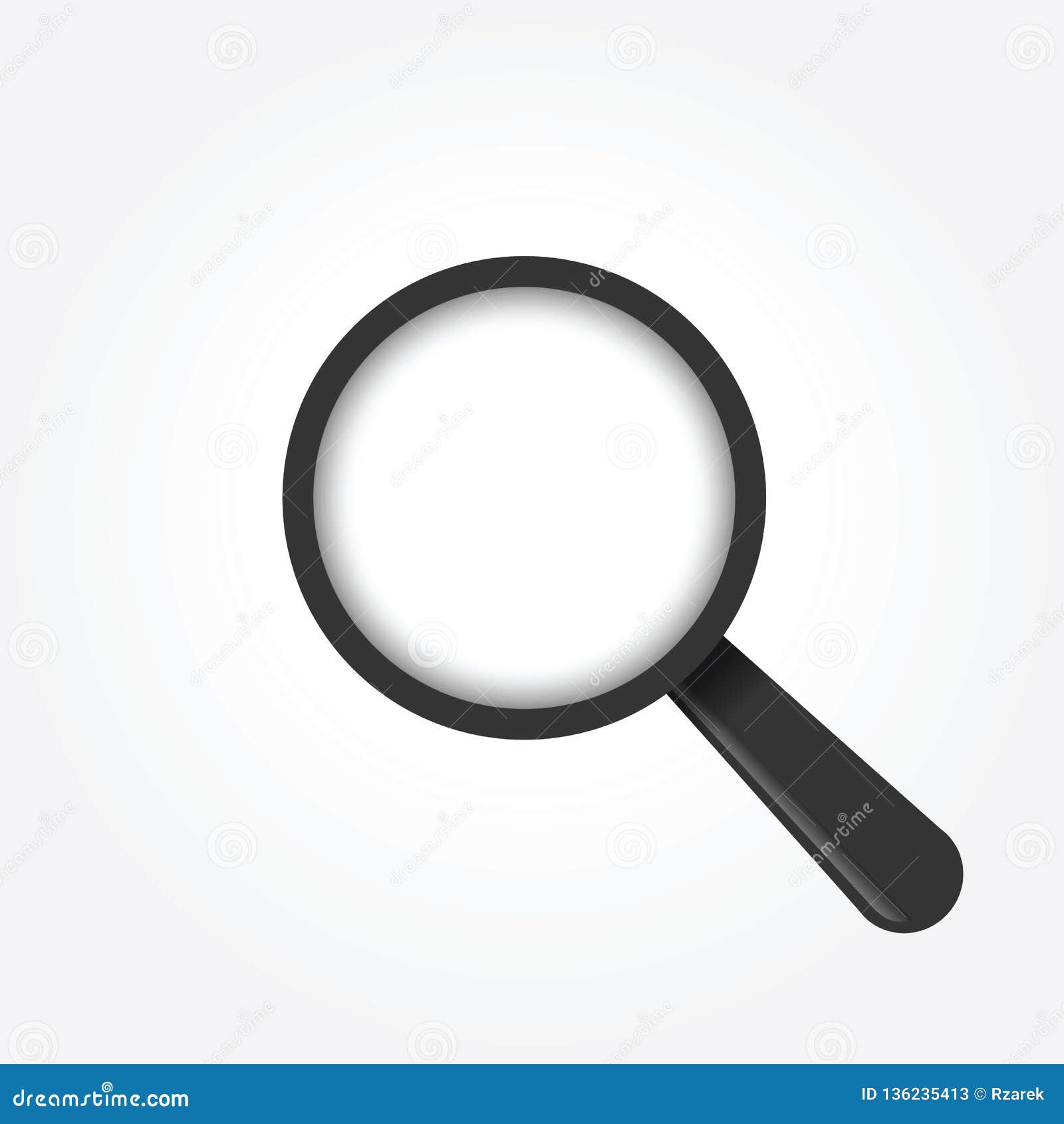 Vector Magnifying Glass. - Illustration Stock Vector - Illustration of ...