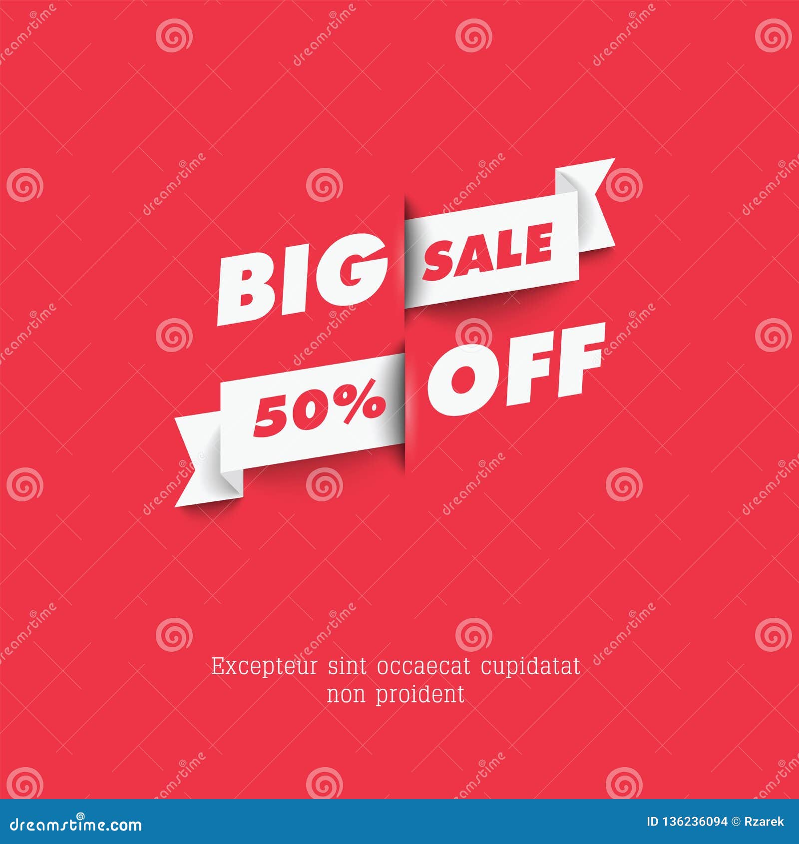 Vector Sale Template. - Illustration Stock Vector - Illustration of ...