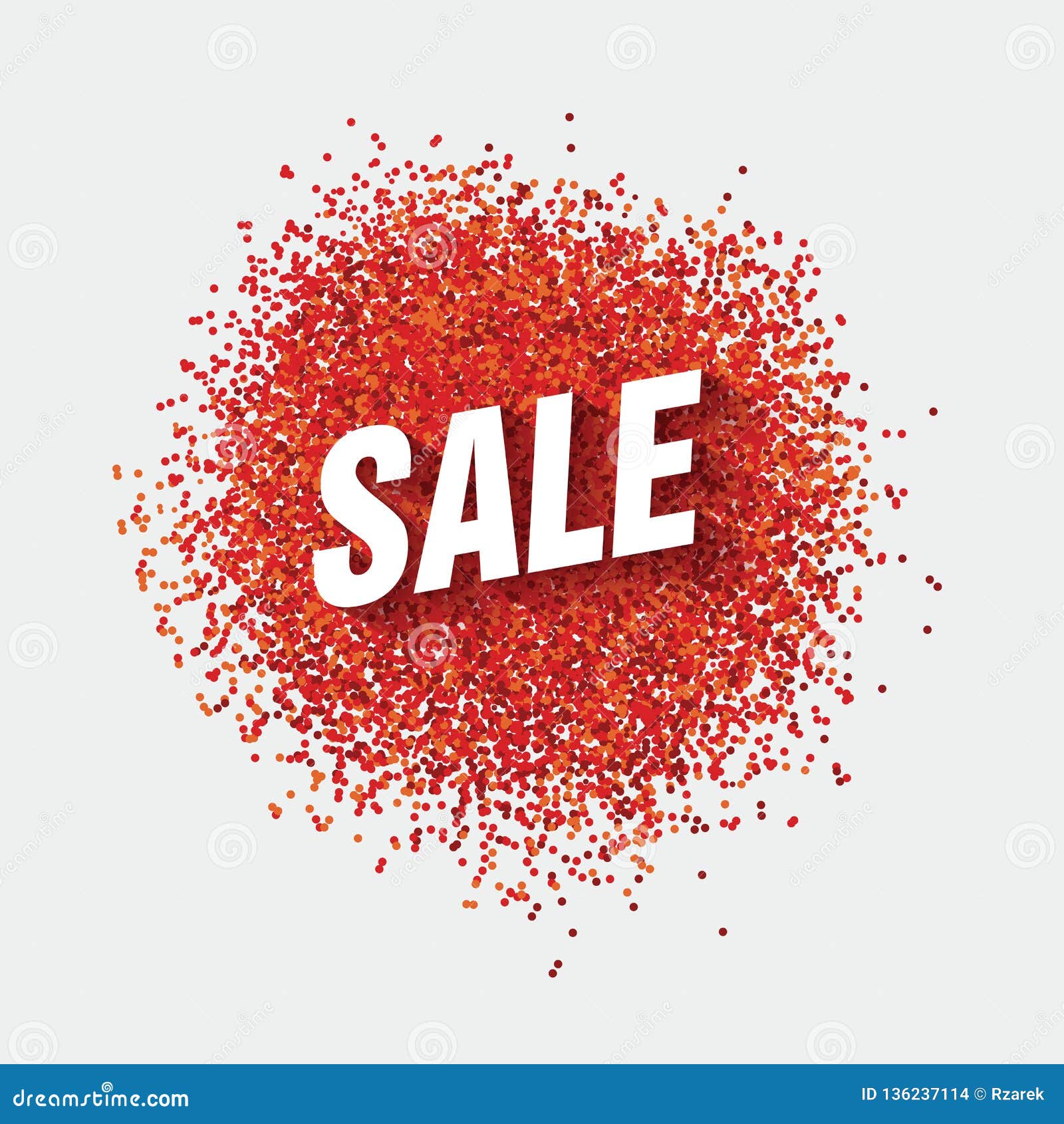 Red Sale Vector Background. - Illustration Stock Vector - Illustration ...